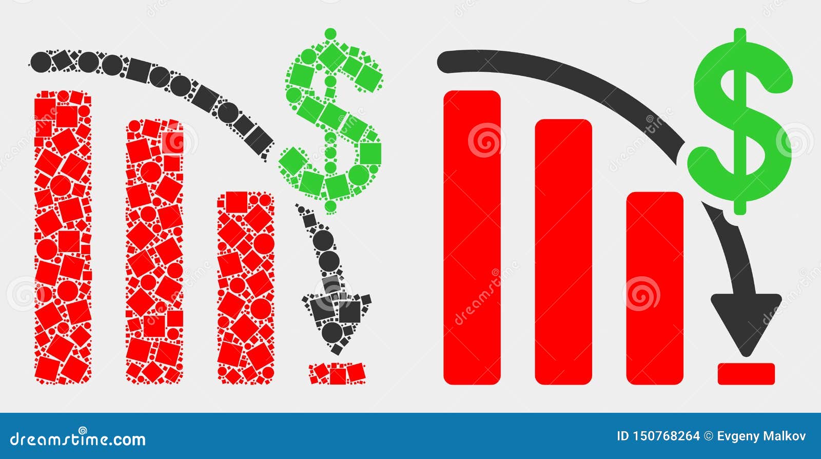 Dot and Flat Vector Crisis Bar Chart Icon Stock Vector - Illustration ... Dot and Flat Vector Crisis Bar Chart Icon Stock Vector - Illustration ...