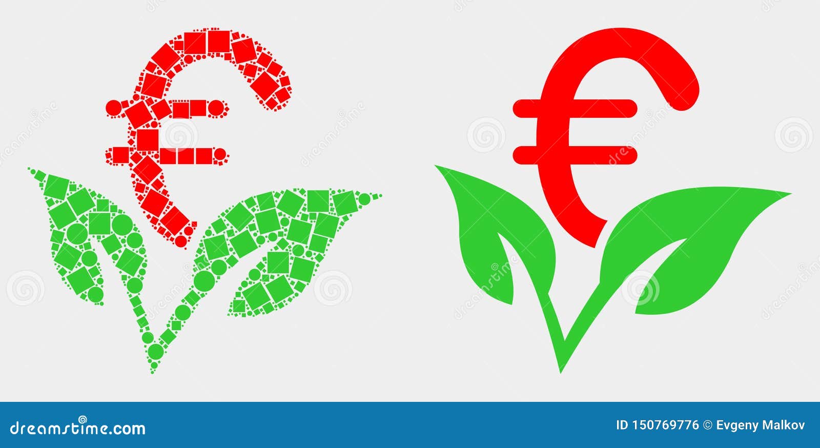 Pixelated and Flat Vector Euro Startup Sprout Icon Stock Vector ... Pixelated and Flat Vector Euro Startup Sprout Icon Stock Vector ...