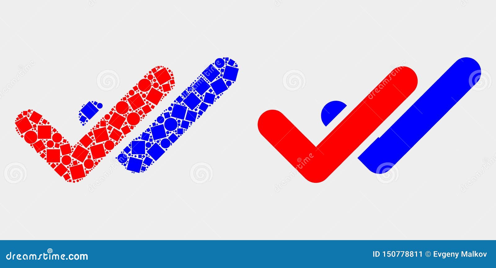 Pixelated and Flat Vector Valid Ticks Icon Stock Vector - Illustration ...