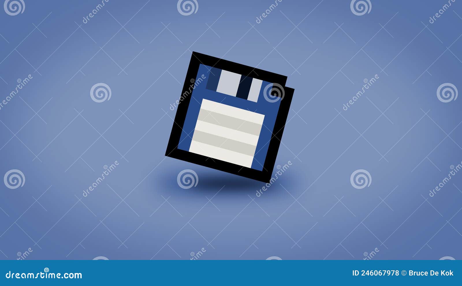 Pixel Art Floppy Disk Pattern Stock Photo | CartoonDealer.com #197649456