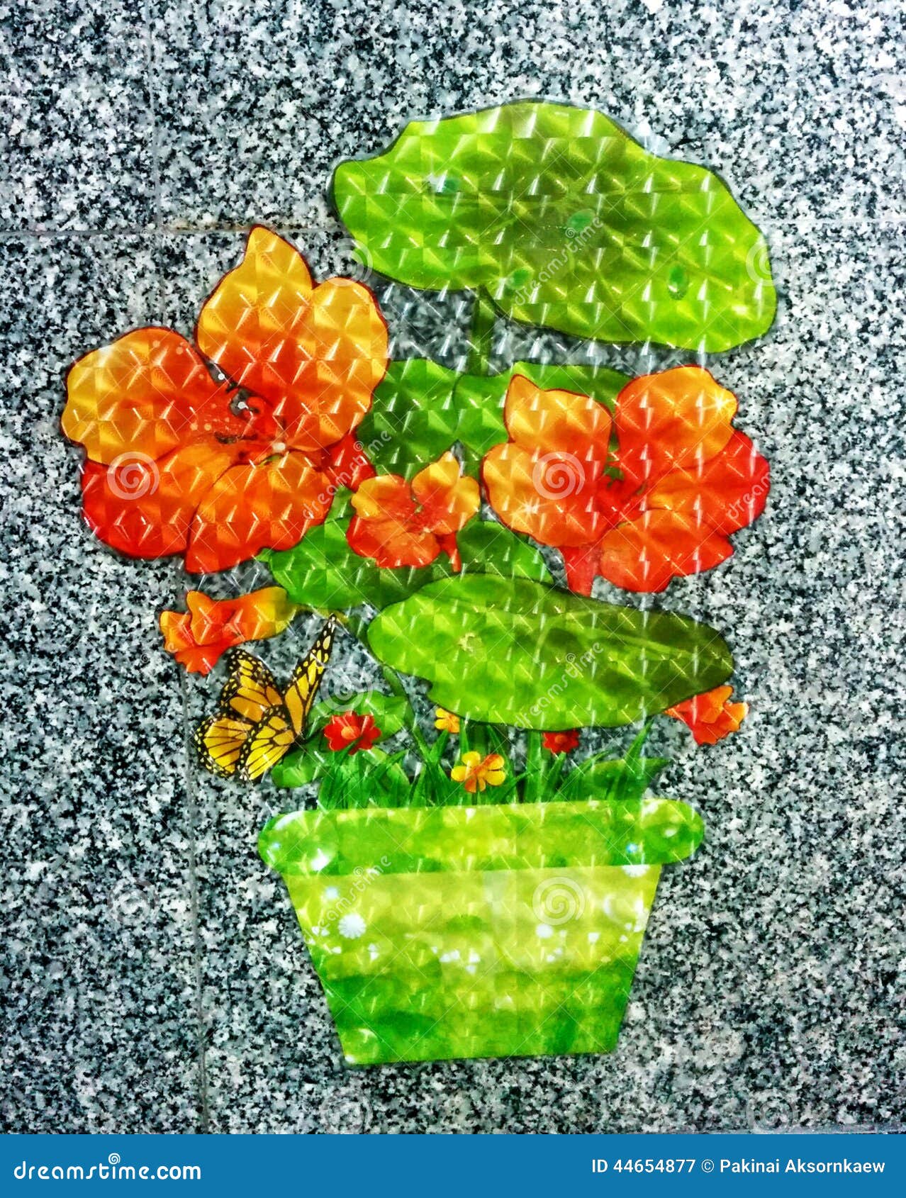 Pixel flower stock image. Image of flower, pixel, leaf - 44654877