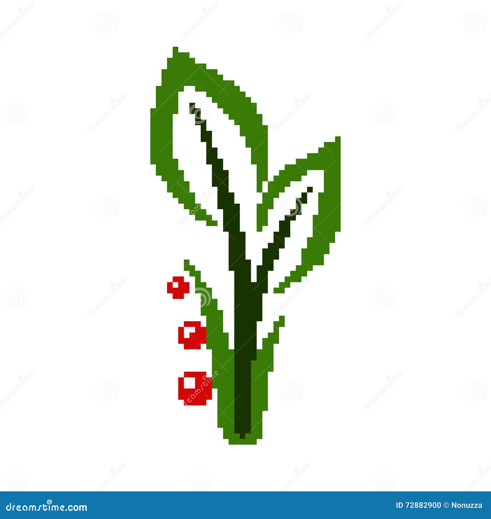 Pixel flower icon stock vector. Illustration of background - 72882900