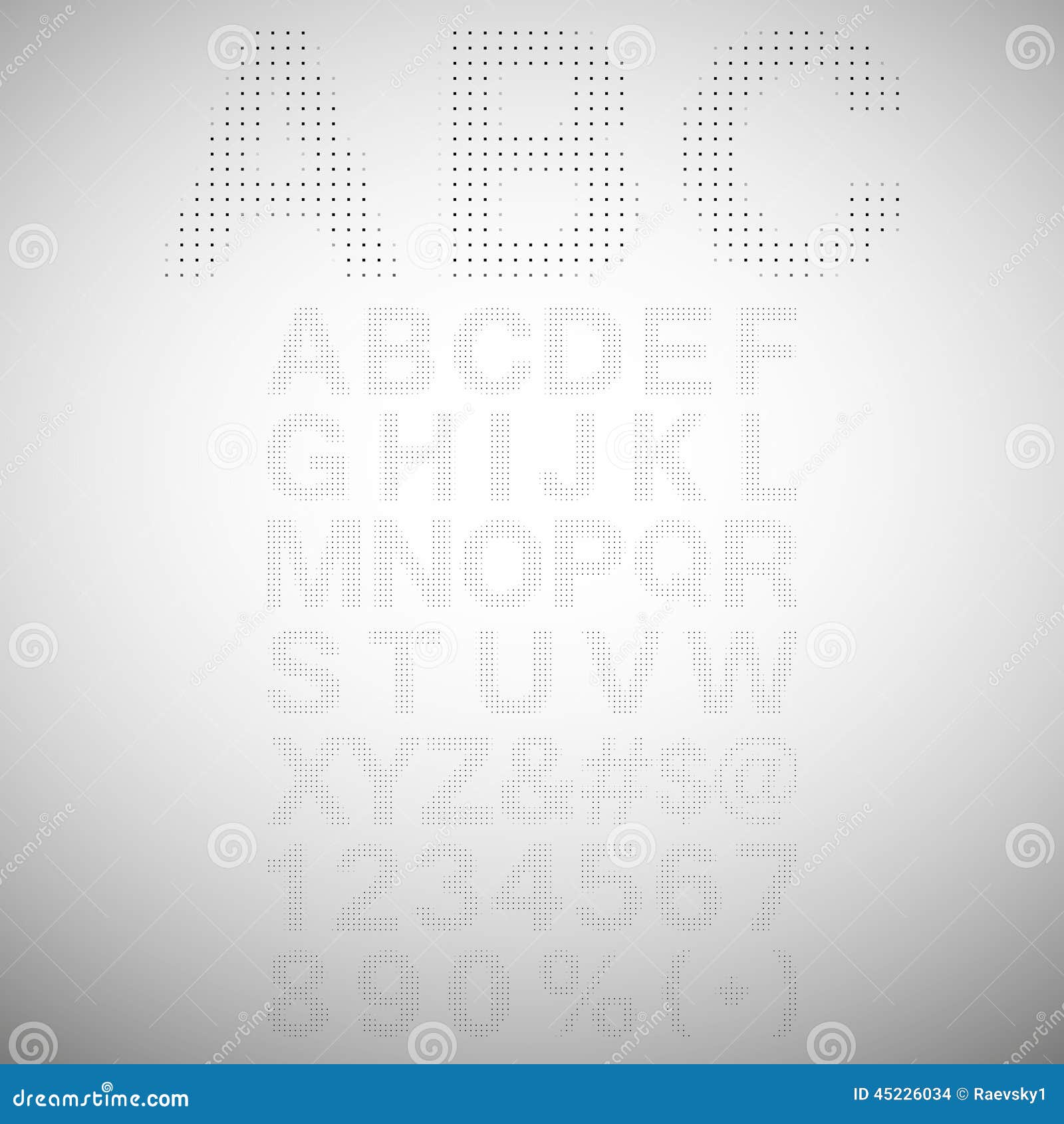 Pixel Font - Alphabets And Numerals Characters In Vector Illustration ... Pixel Font - Alphabets And Numerals Characters In Vector Illustration ...