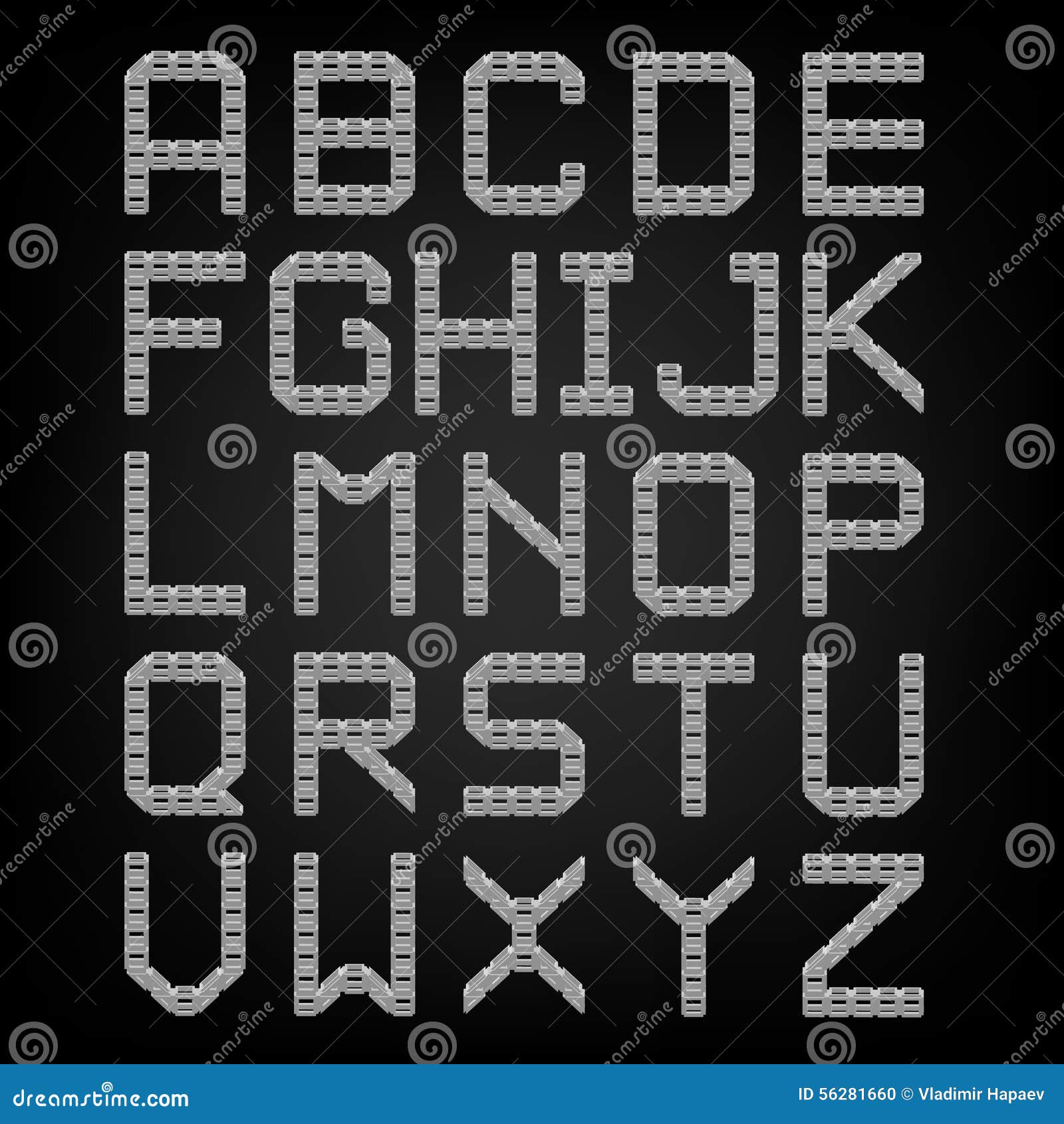 Pixel Font Isolated Vector Set. Set of Vector Stock Vector ... Pixel Font Isolated Vector Set. Set of Vector Stock Vector ...