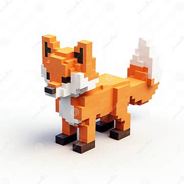 Pixel Fox a Bright and Minimalistic Interlocking Structure in Low ...