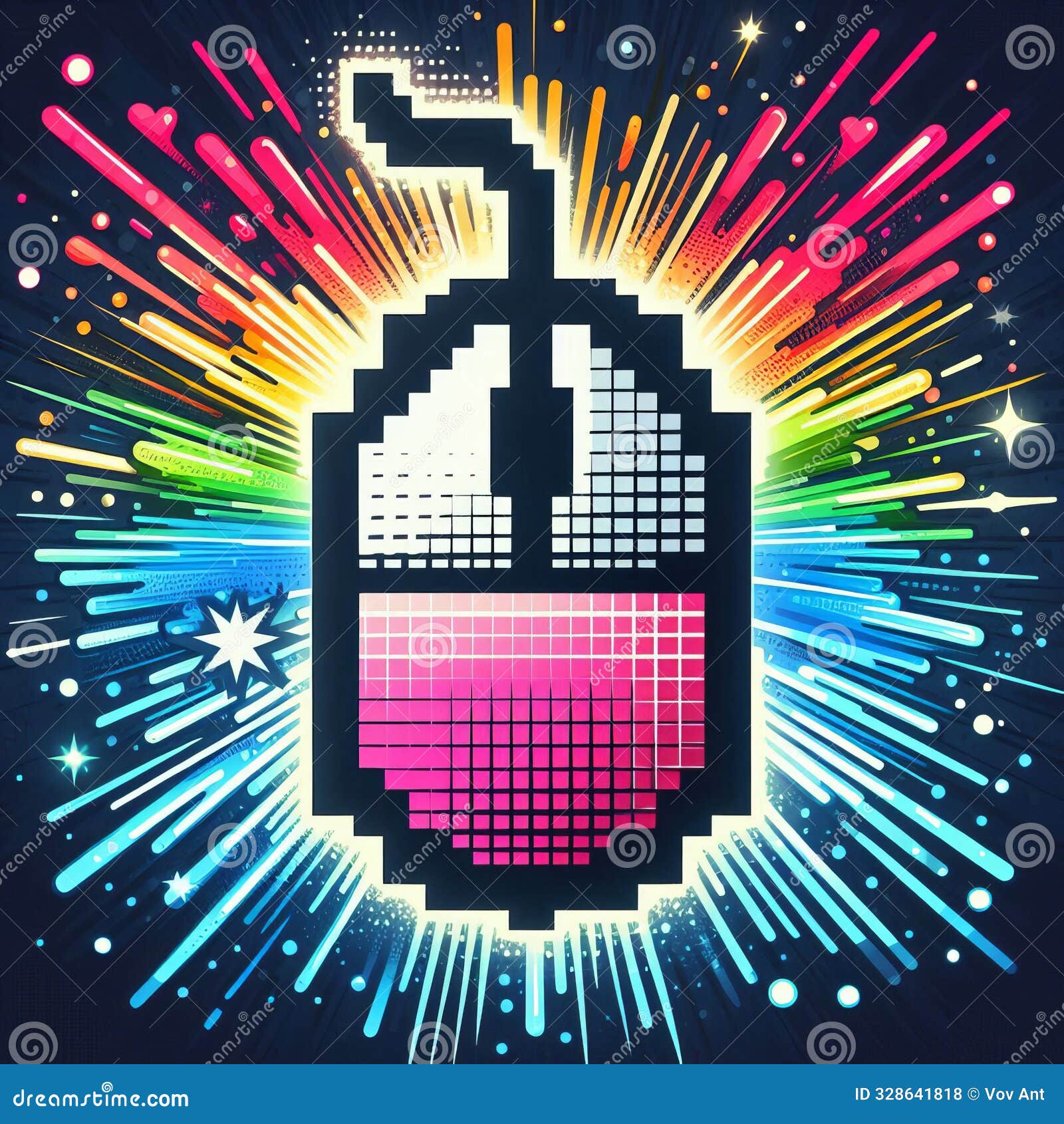 46 1 Pixel Frenzy a Logo for a Digital Design Company Featuri Stock ...