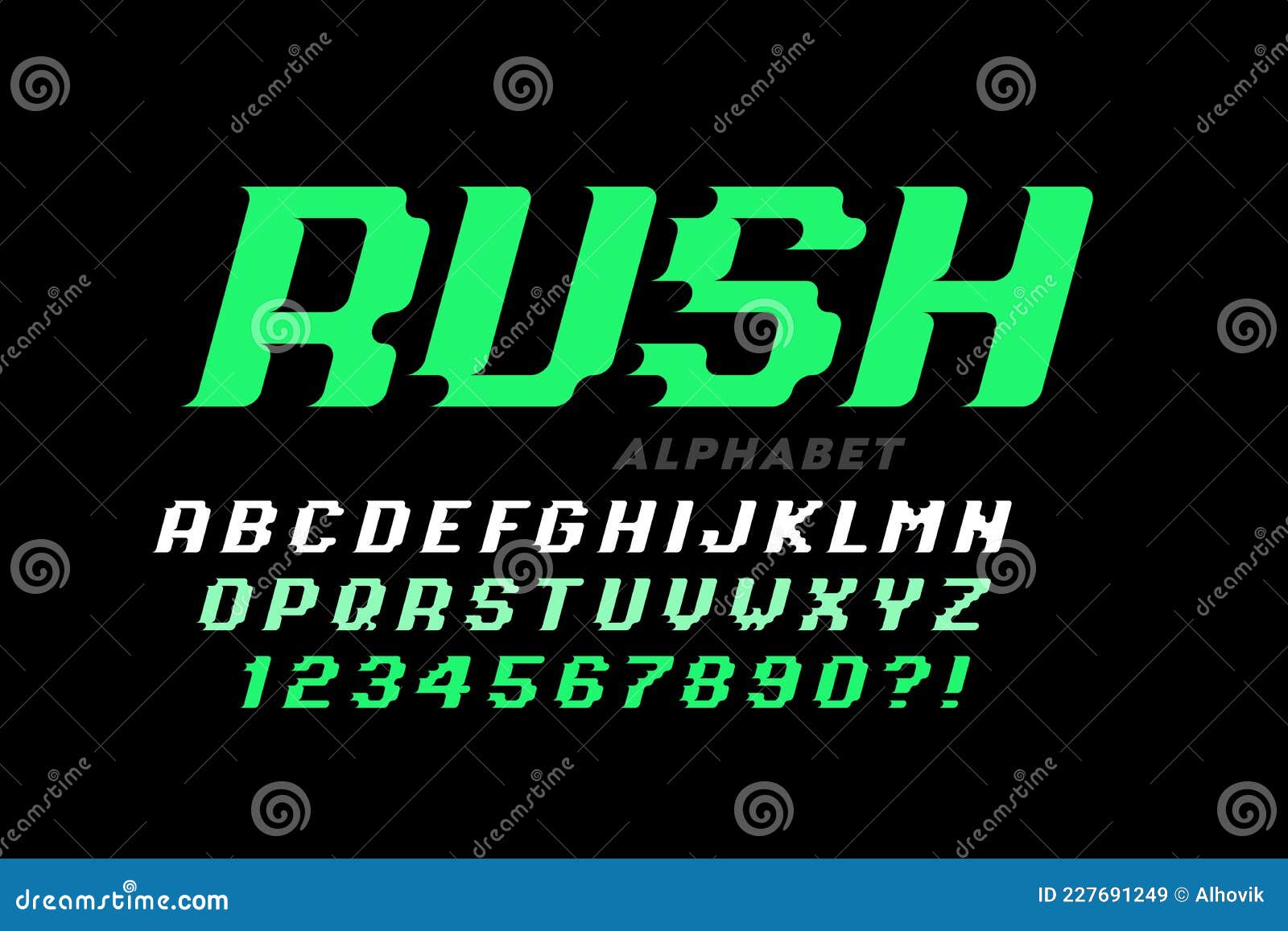 Pixel Game Style Speed Font Stock Vector - Illustration of gamer, rapid ...