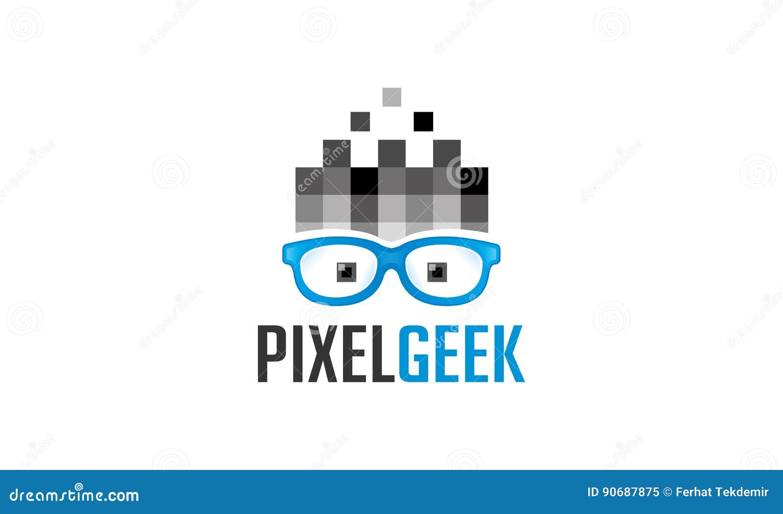 Geek Logo,Vector Logo | CartoonDealer.com #154154819