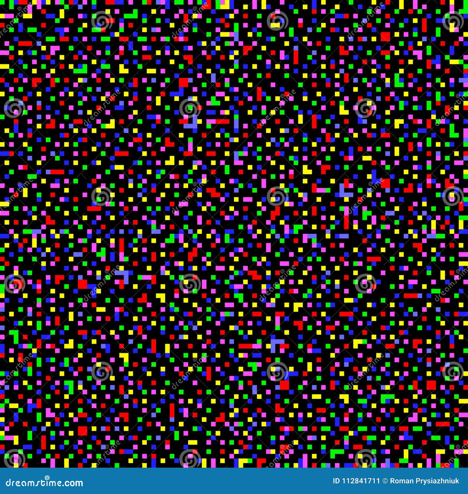 Pixel Glitch Background. Screen Signal Error. Vector. Stock Vector ...