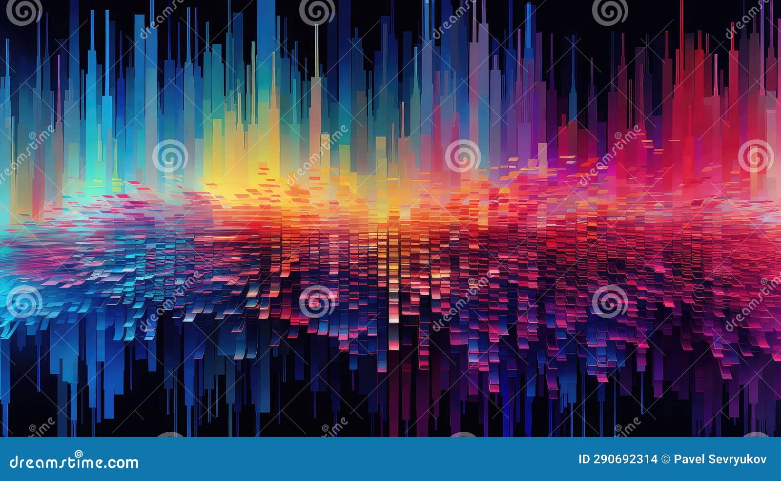 Pixel glitch error screen stock illustration. Illustration of computer ...