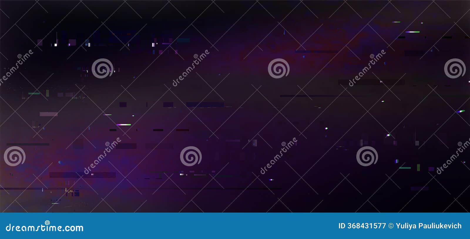 Glitch VHS Noise. Television Overlay Texture. Old TV Signal Problem ...