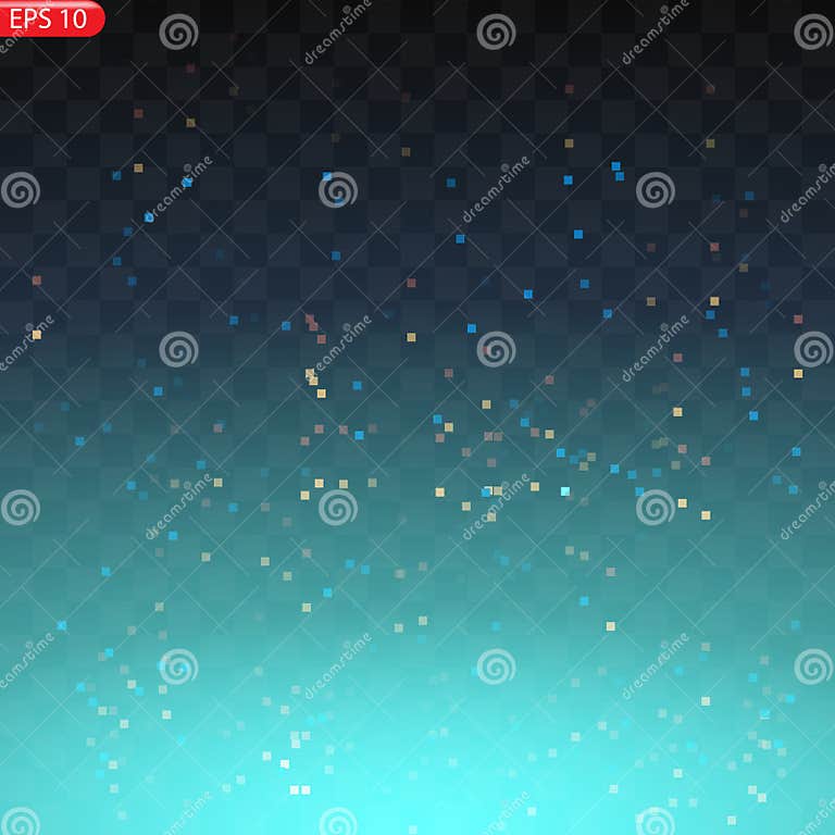 Pixel Gradient Background: Blue-Transparent Digital Texture with ...