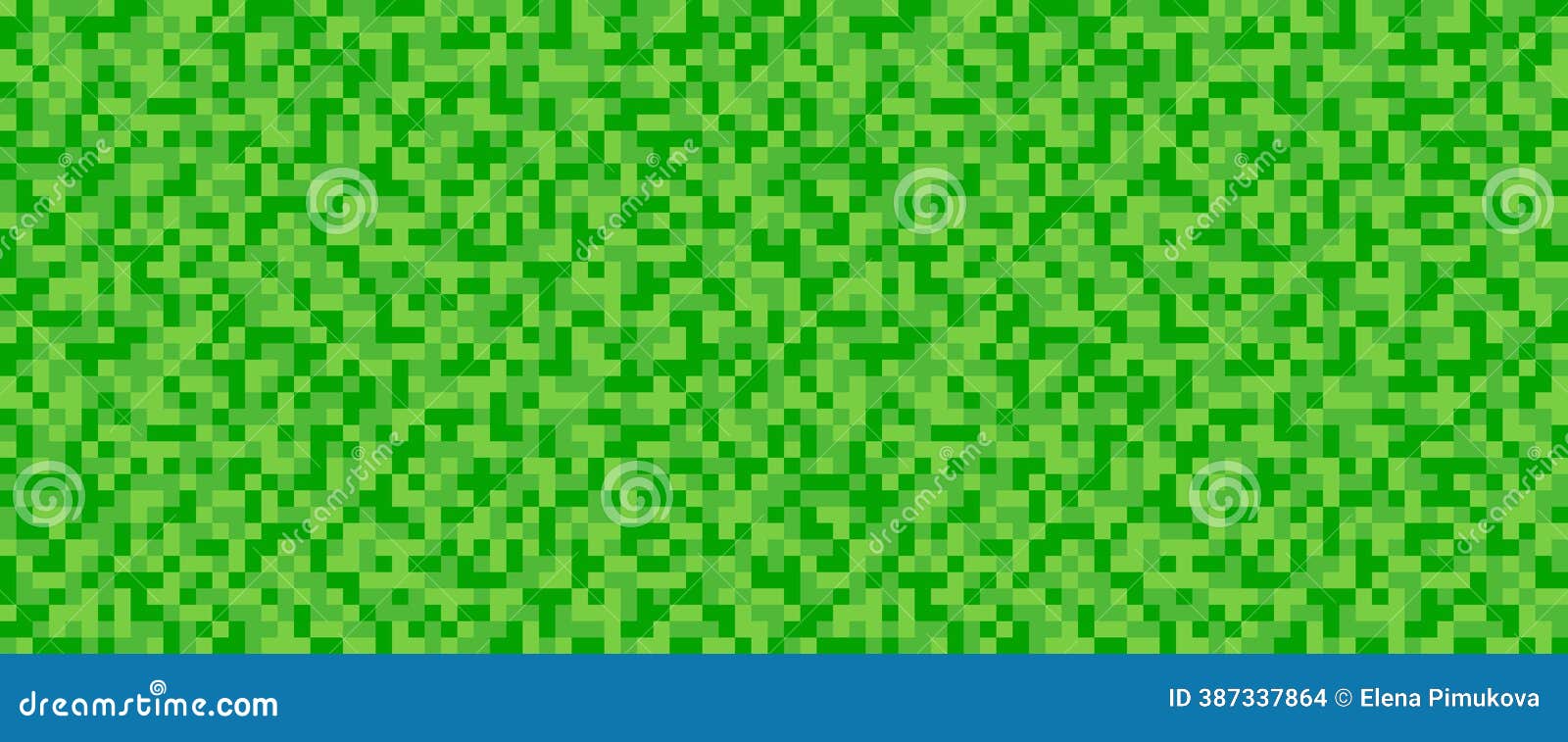 Pixel Art Grass Icon Set. Retro Pixelated Green Grass In Nostalgic 8 ...