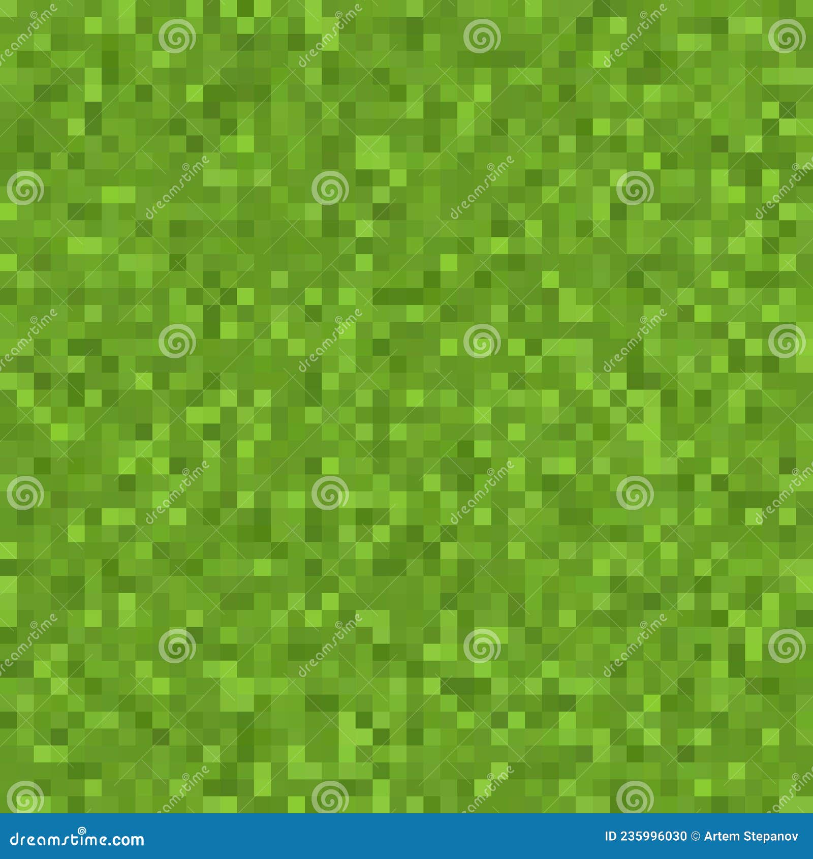 Pixel Grass Texture Background, Green Retro Square Grass Pattern Stock ...
