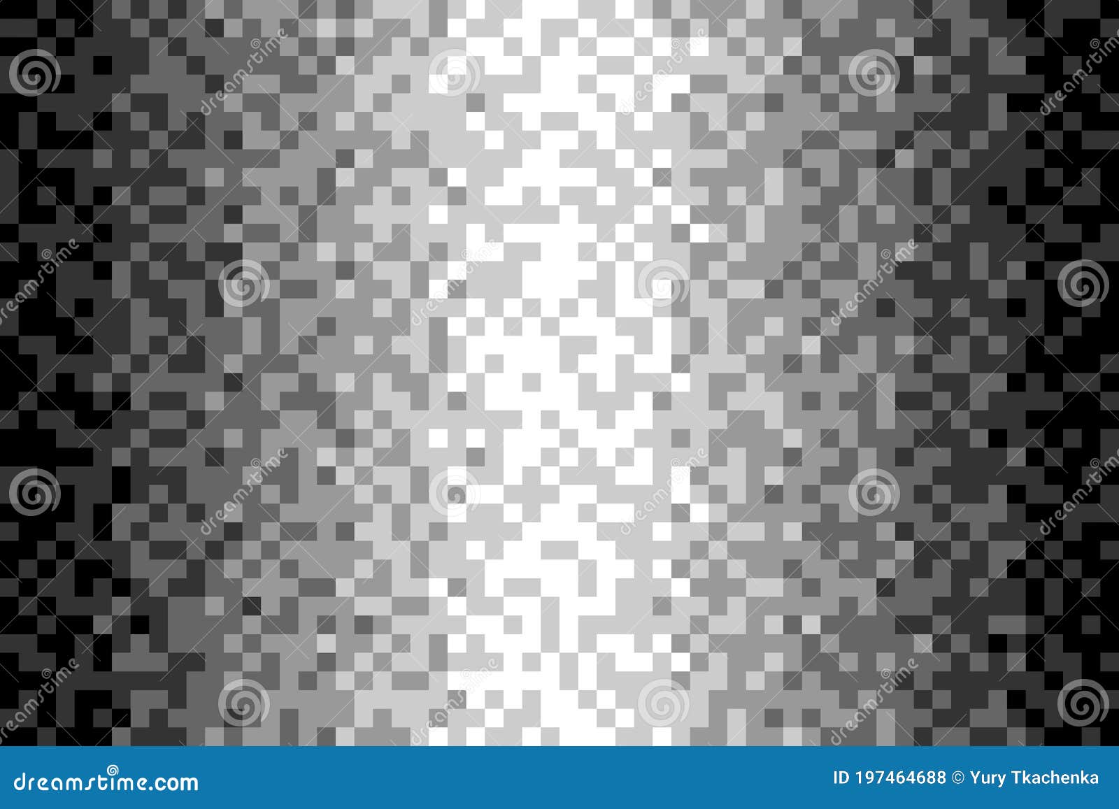 Pixel Grey Gradient Background Seamless Pattern Stock Vector ...