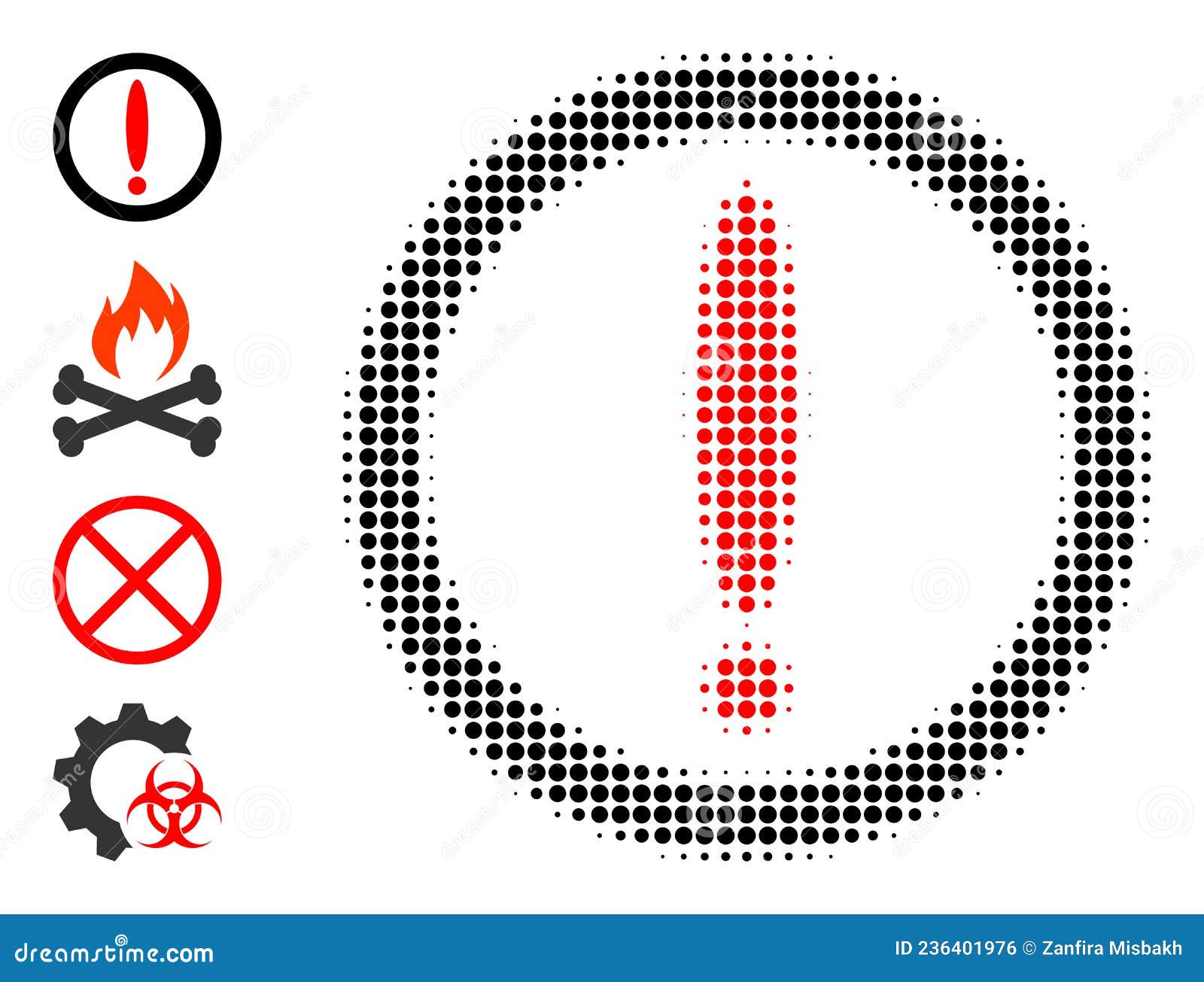 Round Warning Attention Line Icon, Outline Vector Sign, Linear Style ...
