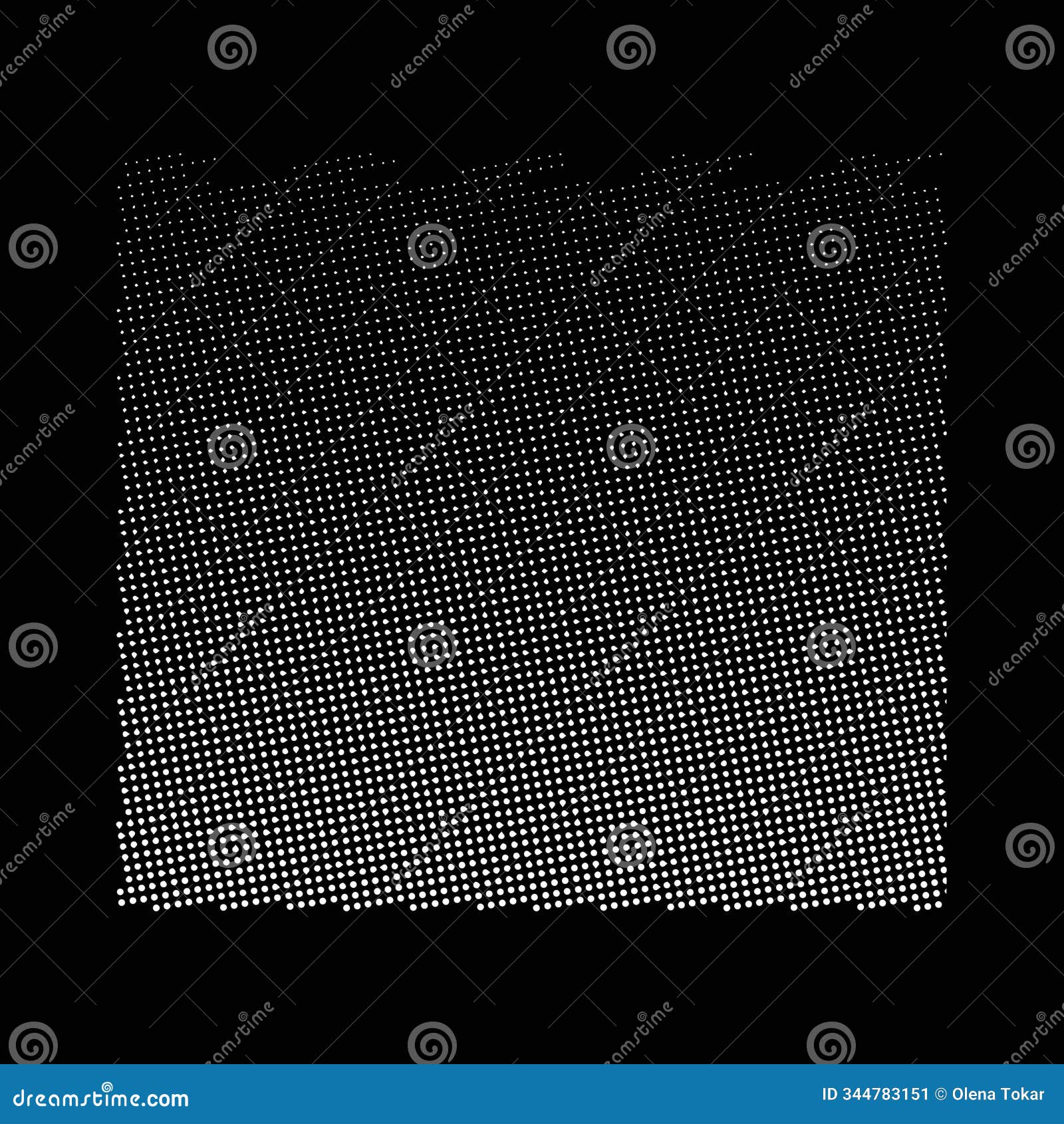 Pixel Halftone Texture with Circles Mosaic Background, Vector Grunge ...