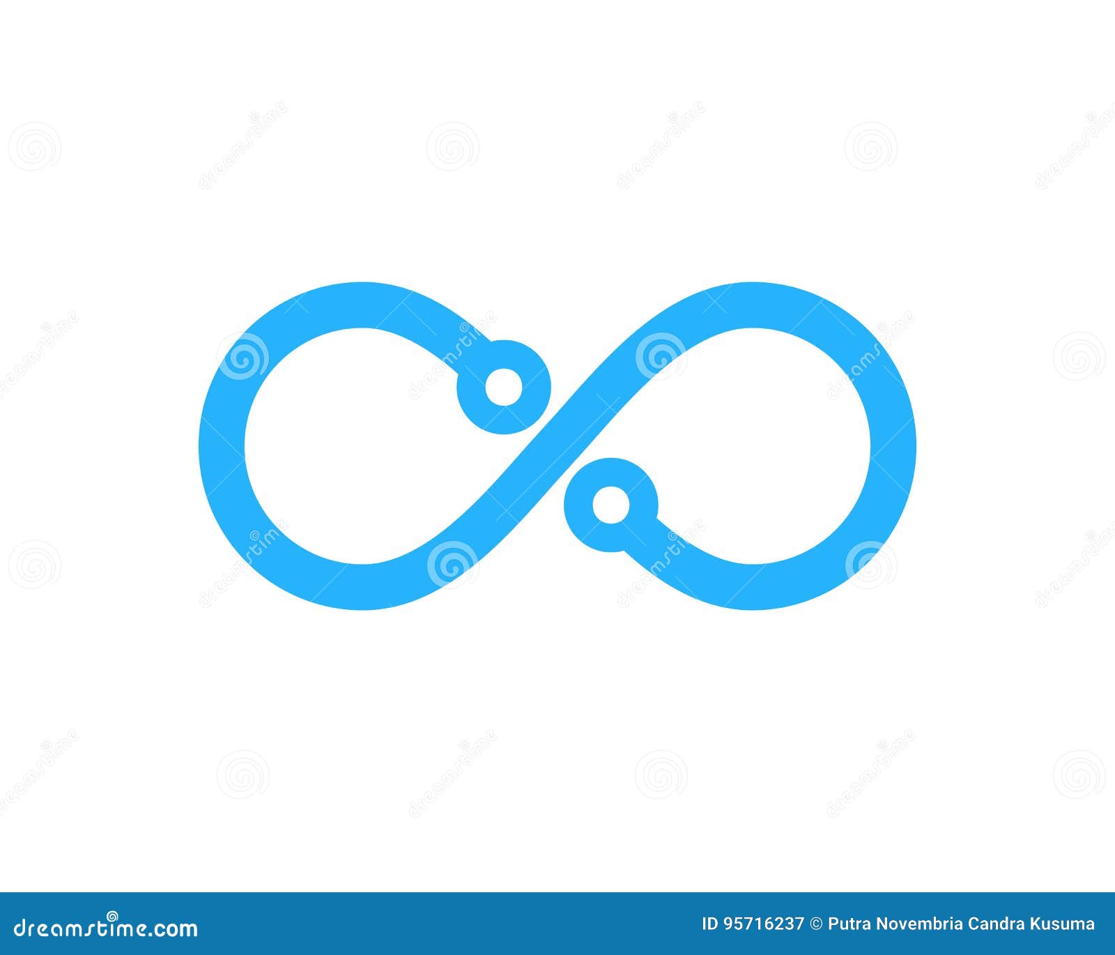 Pixel Infinity Icon Logo Design Element Stock Vector - Illustration of ...