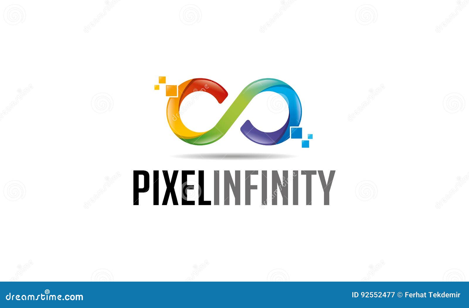 Pixel Art Of The Infinity Logo. Cartoon Vector | CartoonDealer.com ...