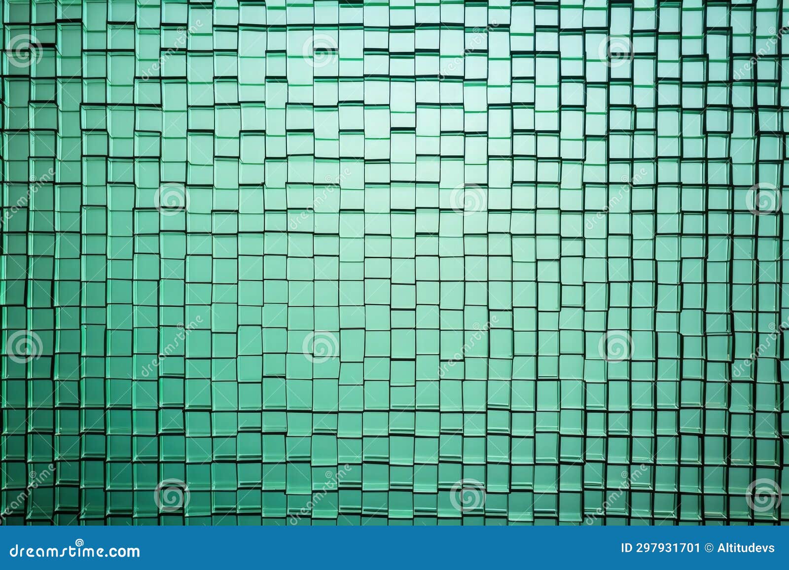 The Pixel-like Pattern on a Privacy Glass Panel Stock Illustration ...