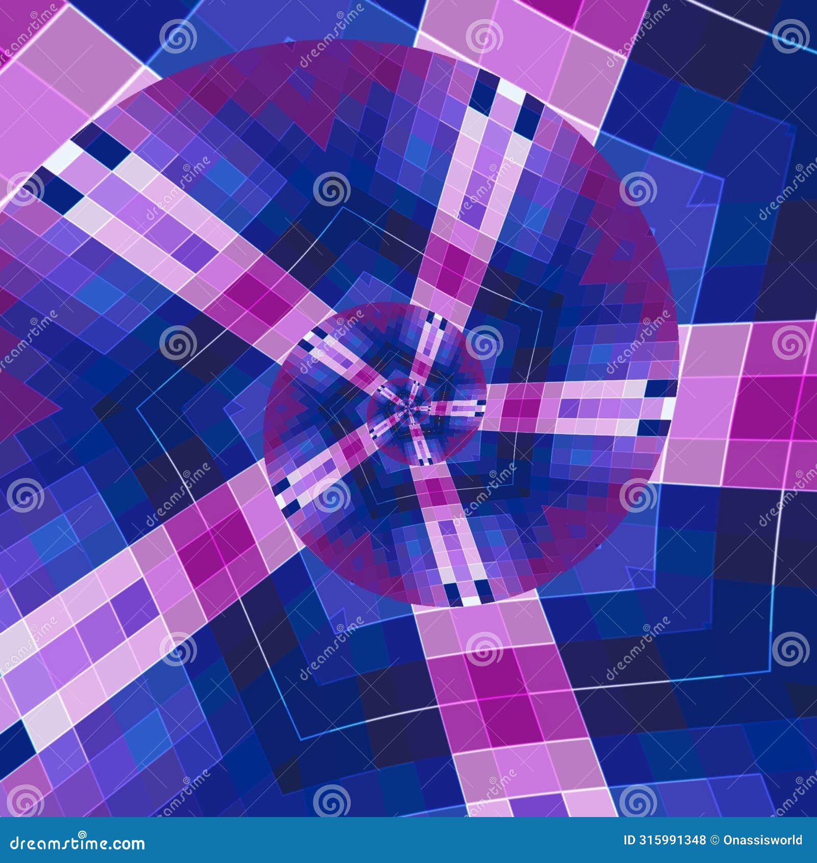 Pixel Magic Abstract Background. Pixels Stock Photo - Image of ...