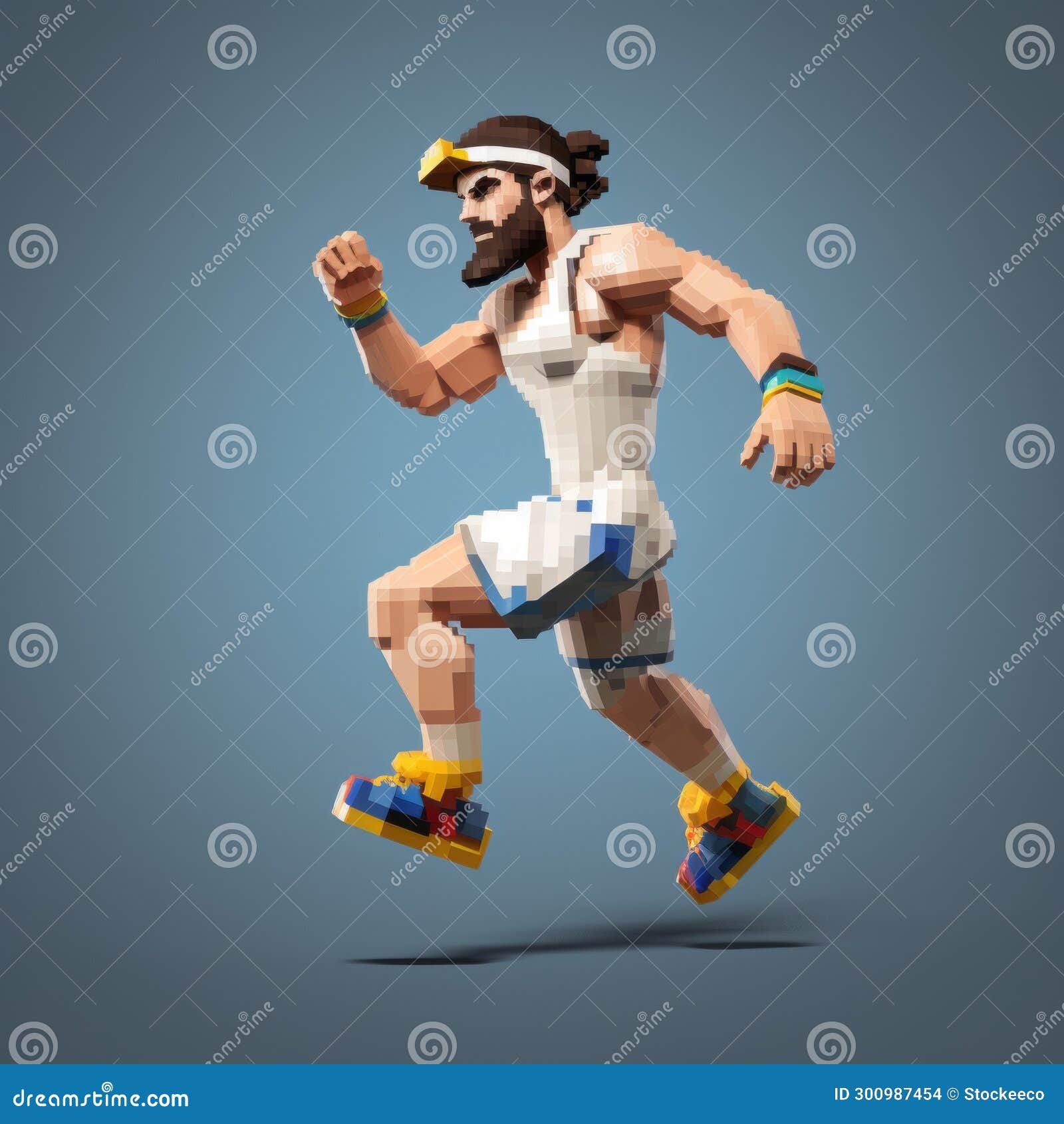 Pixel Man Run: a Hyper-realistic Character Render Inspired by Sean ...