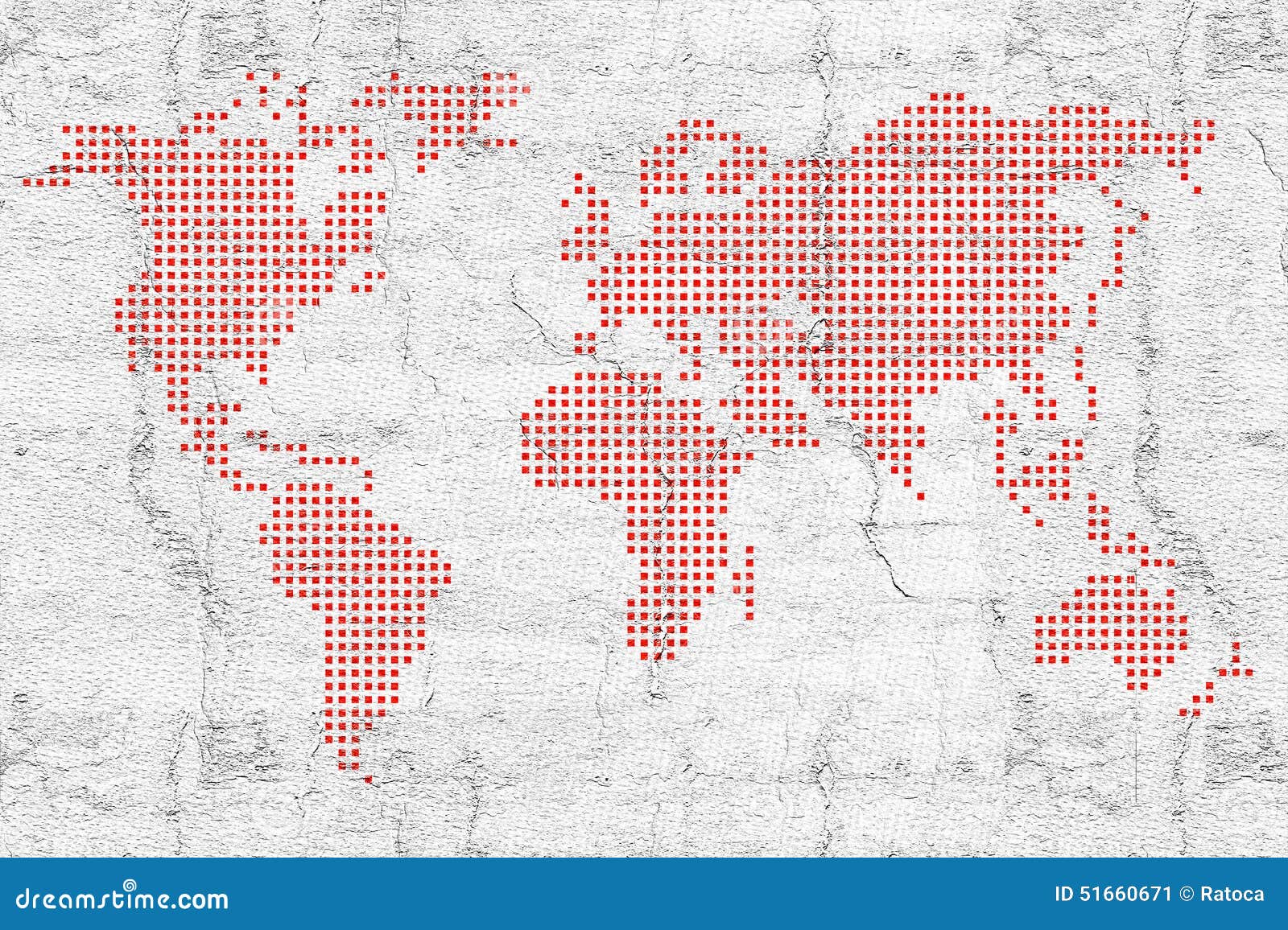 Pixel map stock illustration. Illustration of globe, emblem - 51660671