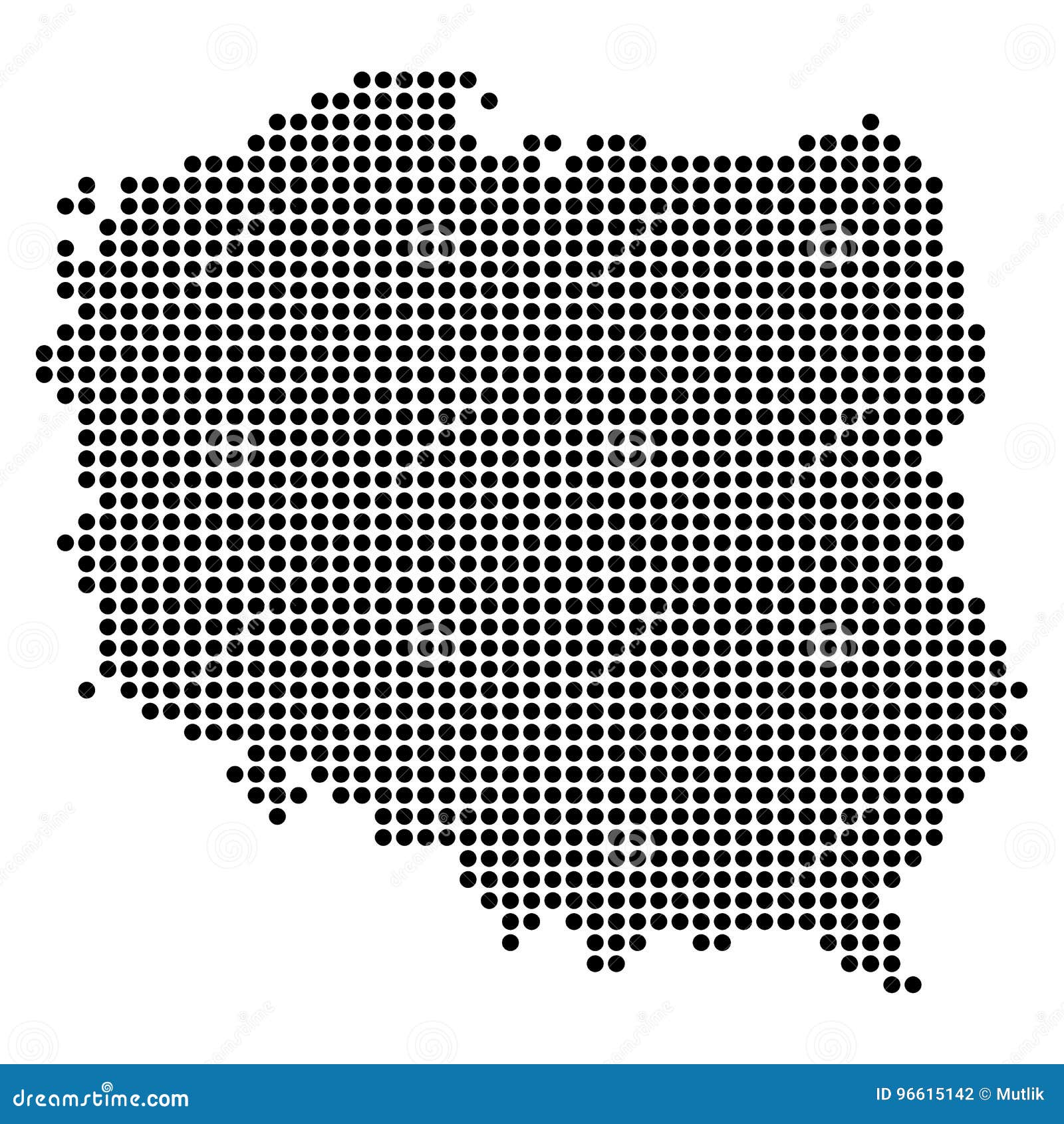 Poland Pixel Flag. Pixelated Banner Polish. Political Bit Icon. Vector ...