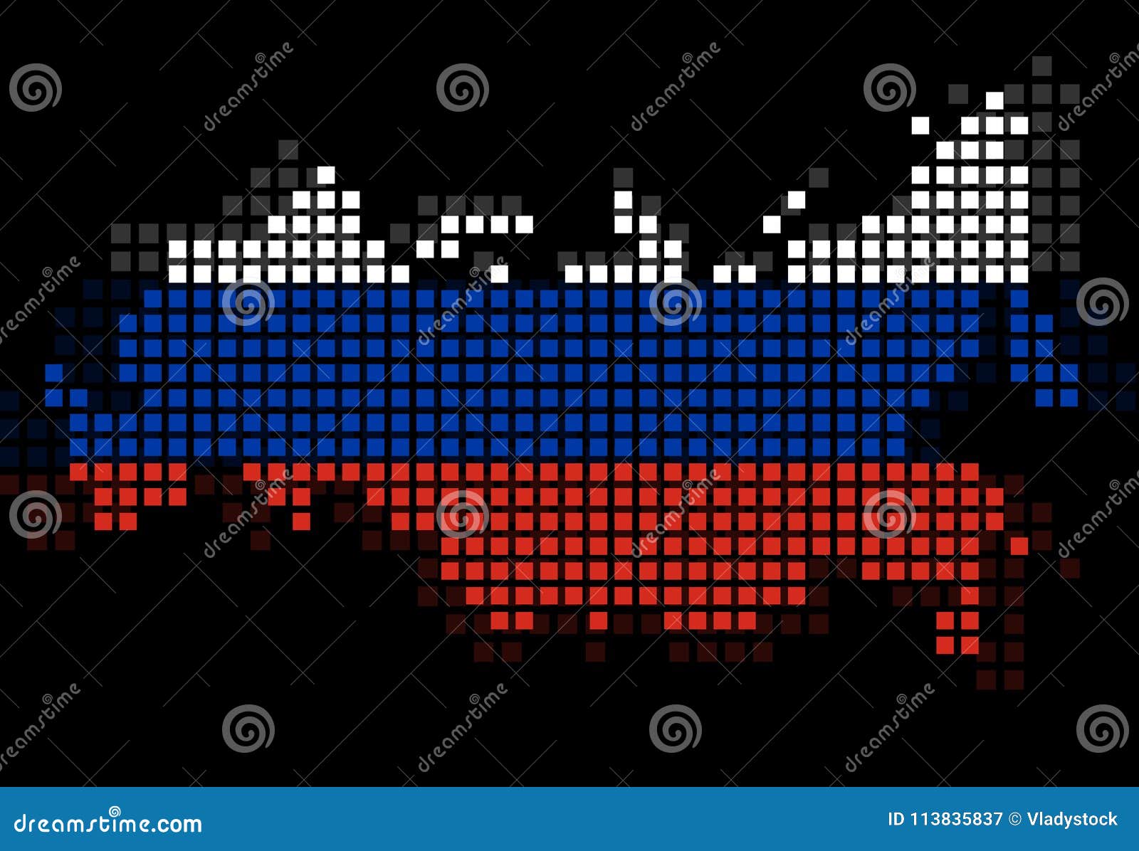 Pixel Art Russia Vector Set | CartoonDealer.com #61830639
