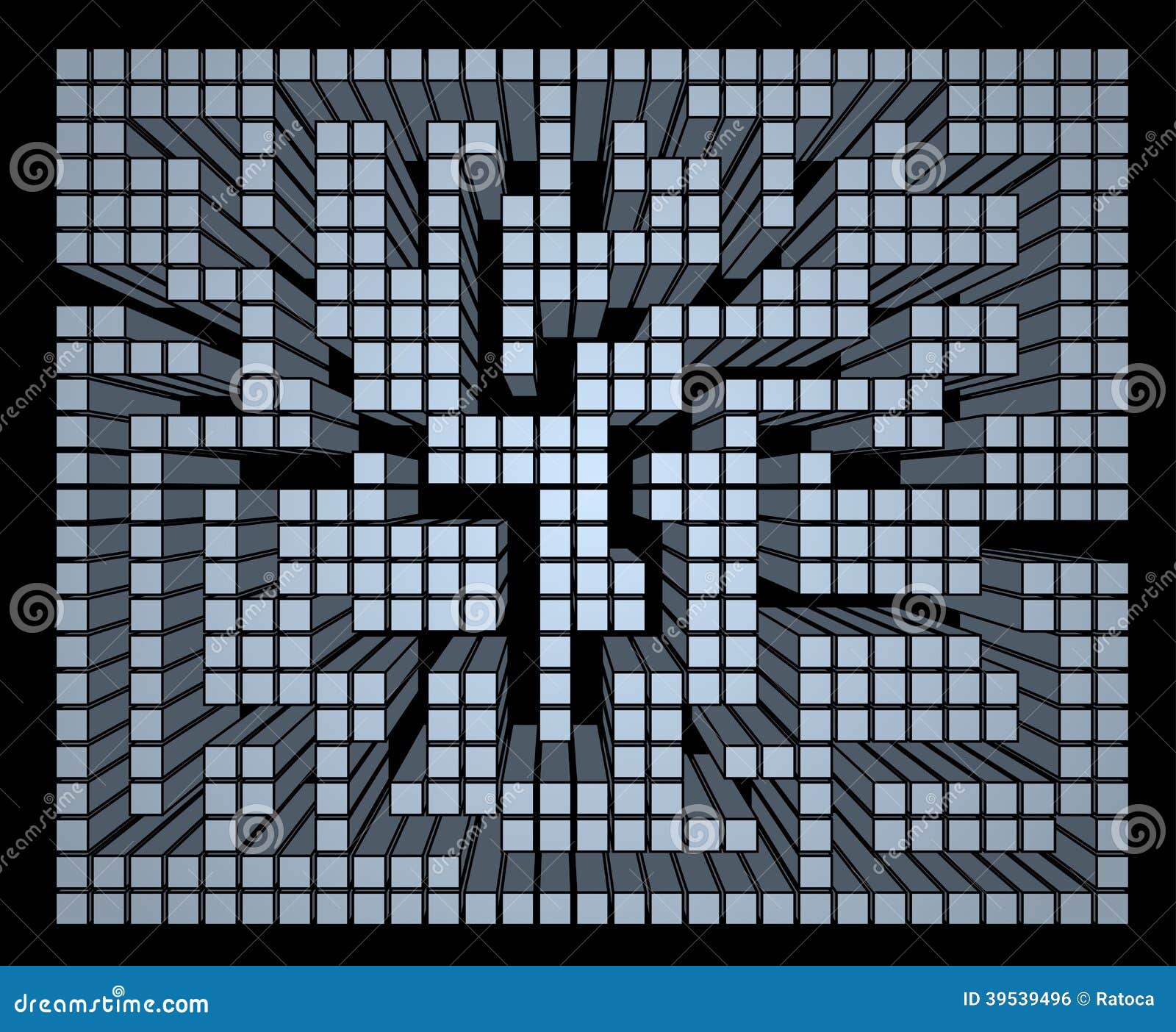 Pixel Maze Stock Vector - Image: 39539496