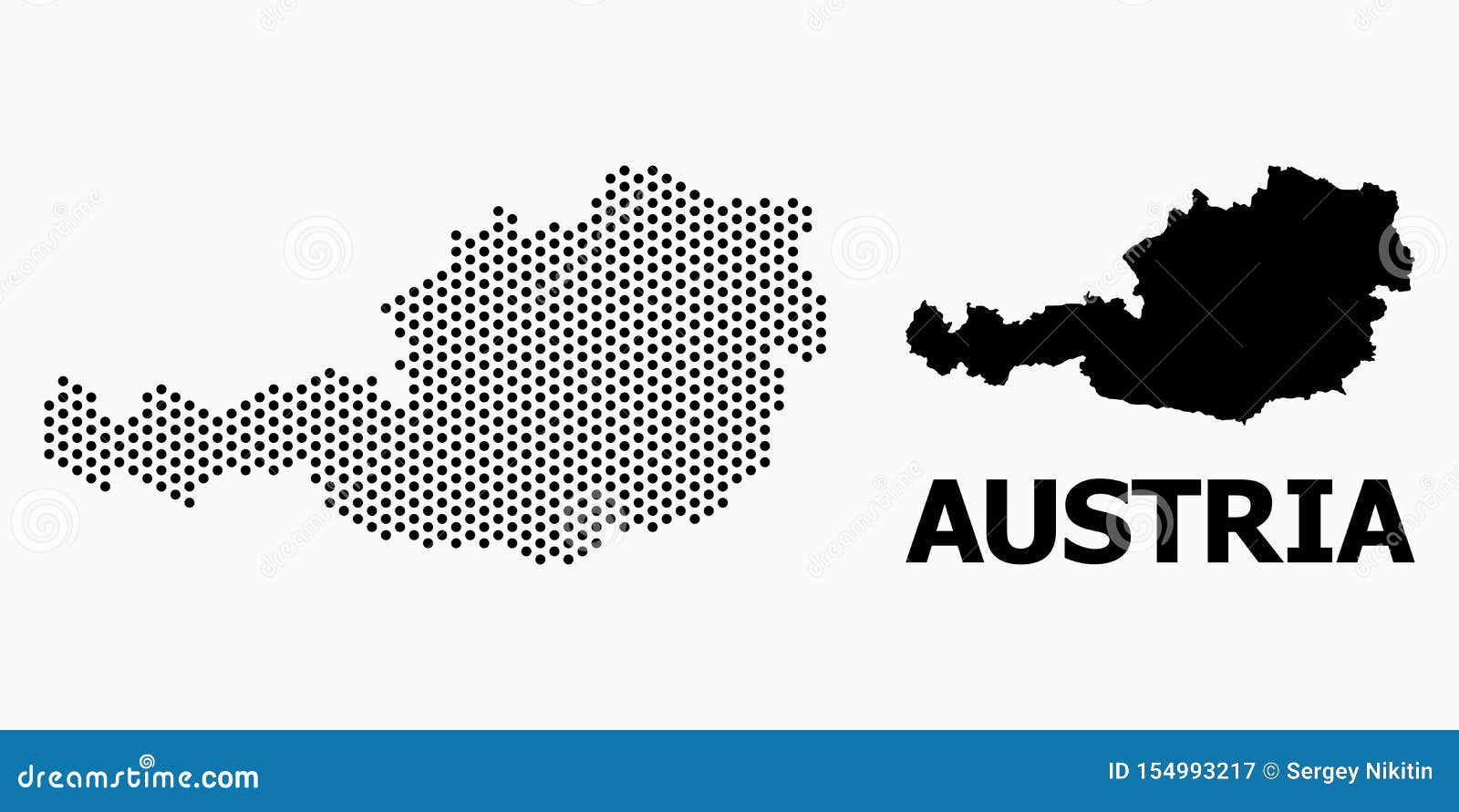 Pixel Mosaic Map of Austria Stock Vector - Illustration of geometric ...