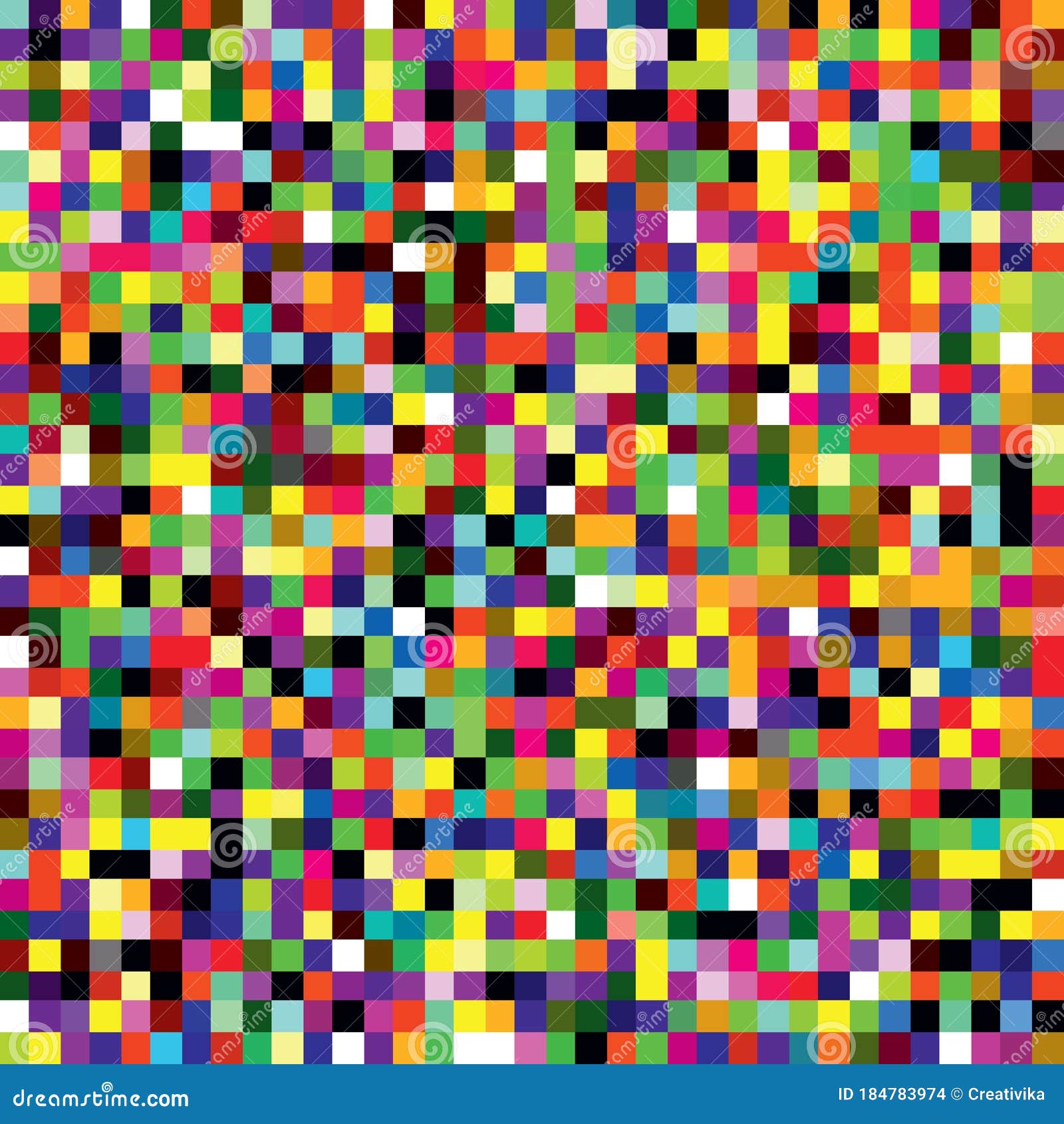 Pixel Mosaic Seamless Pattern Stock Vector - Illustration of colorful ... Pixel Mosaic Seamless Pattern Stock Vector - Illustration of colorful ...