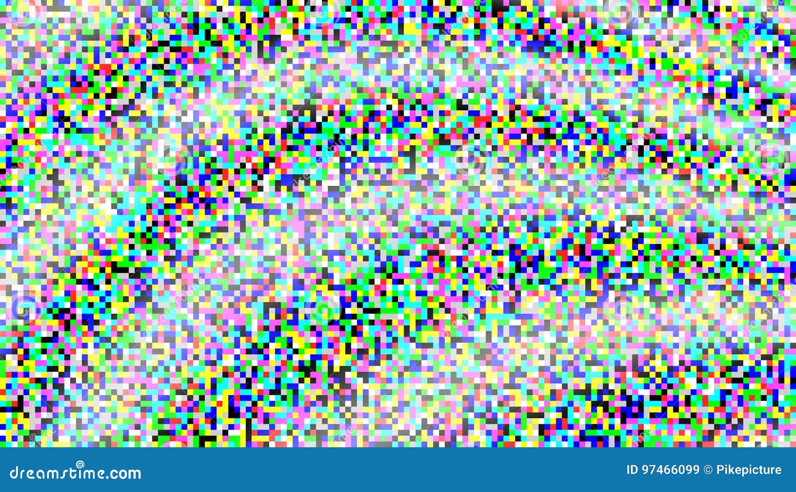 Pixel Noise Vector. VHS Glitch Texture TV Screen. Color Pixels ...
