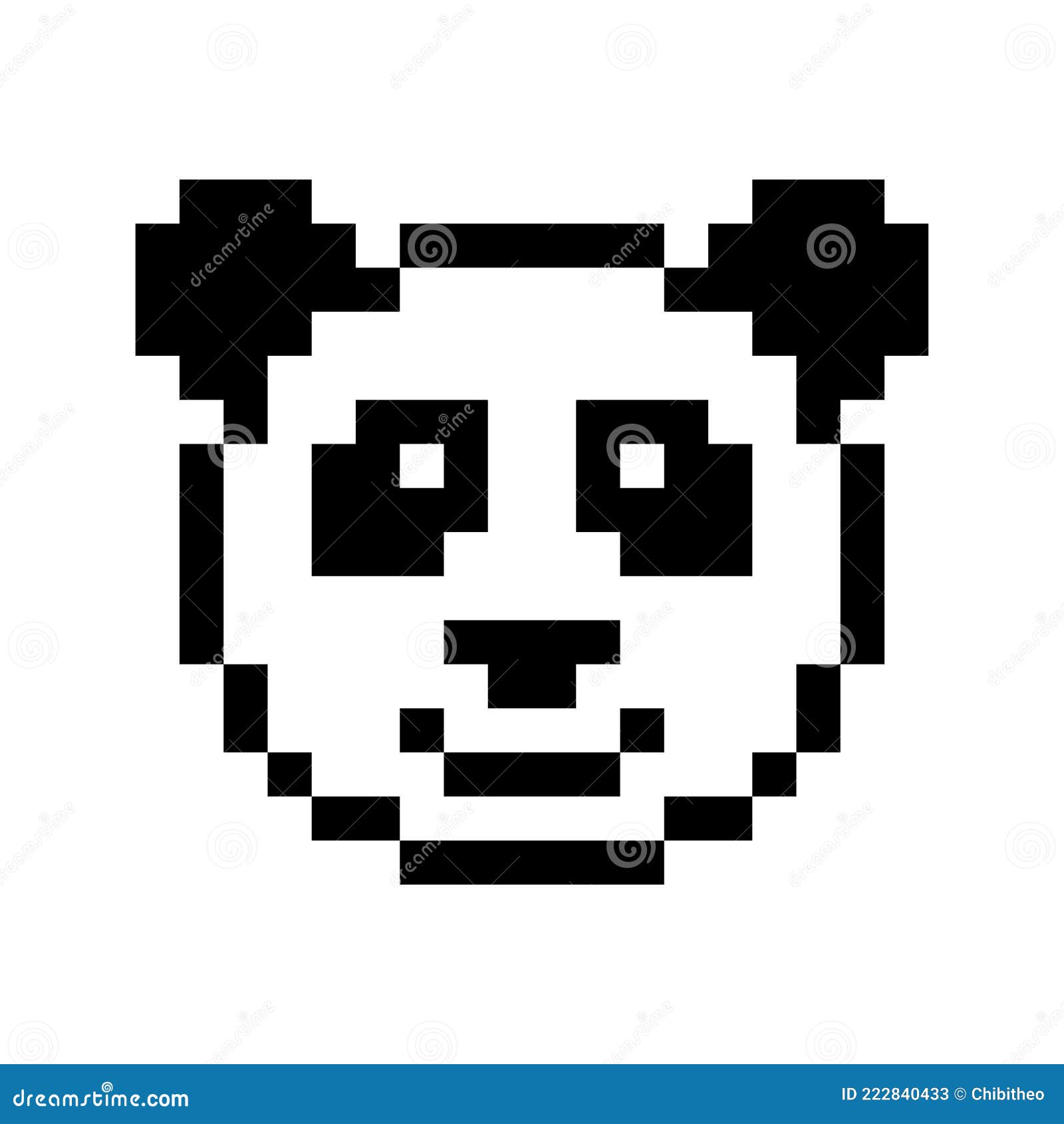 Pixel Art Panda Vector Illustration 83695290