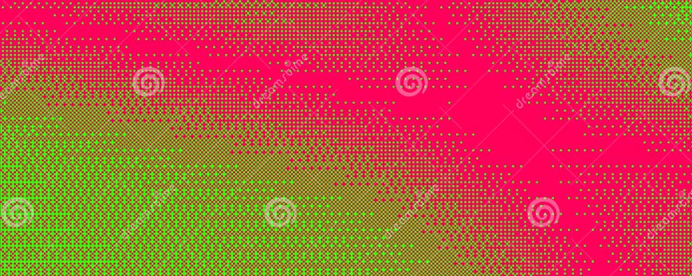 Pixel Pattern Background with Bitmap Game Texture. Dotted Dither Vector ...