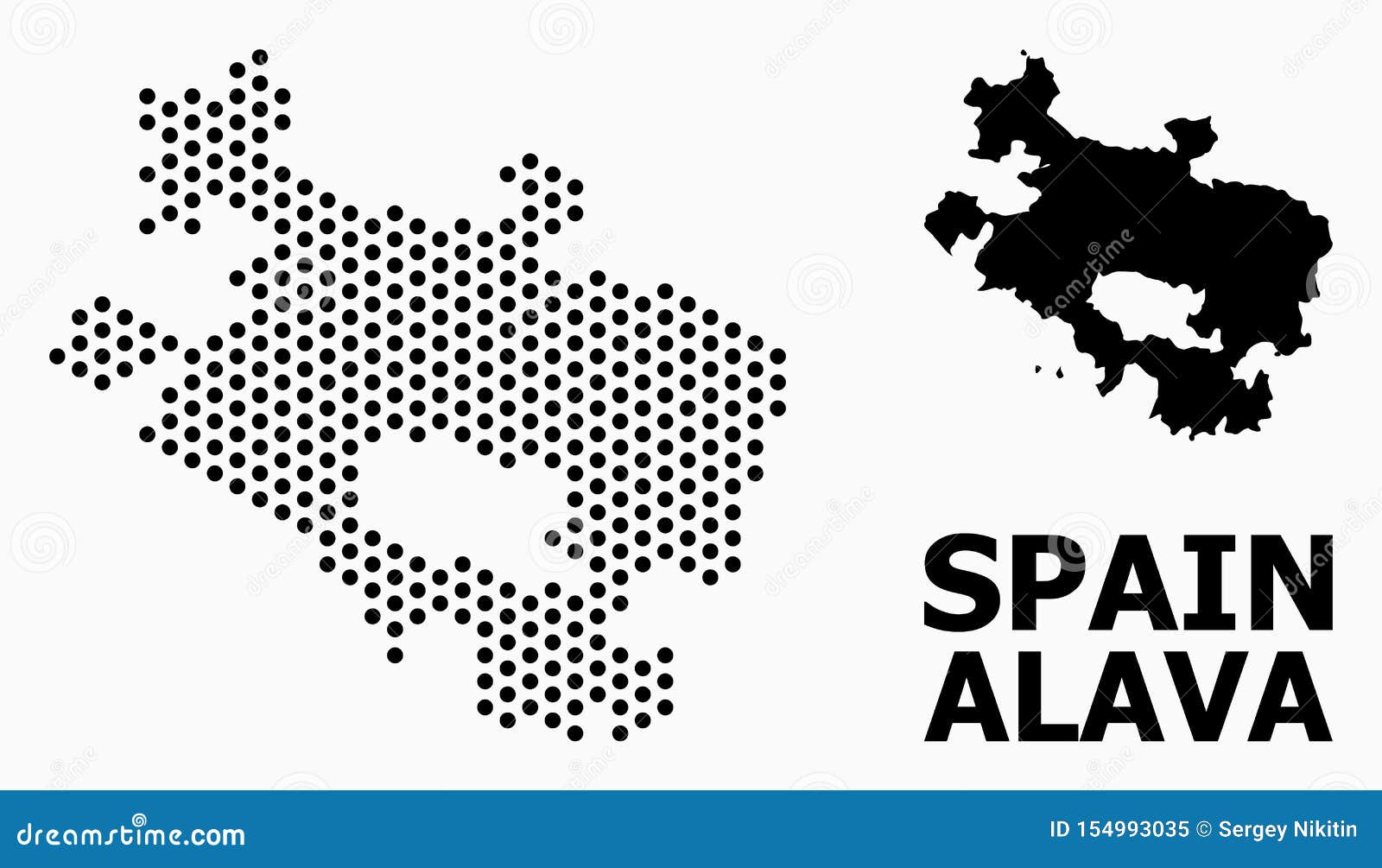 Pixel Pattern Map of Alava Province Stock Vector - Illustration of ...