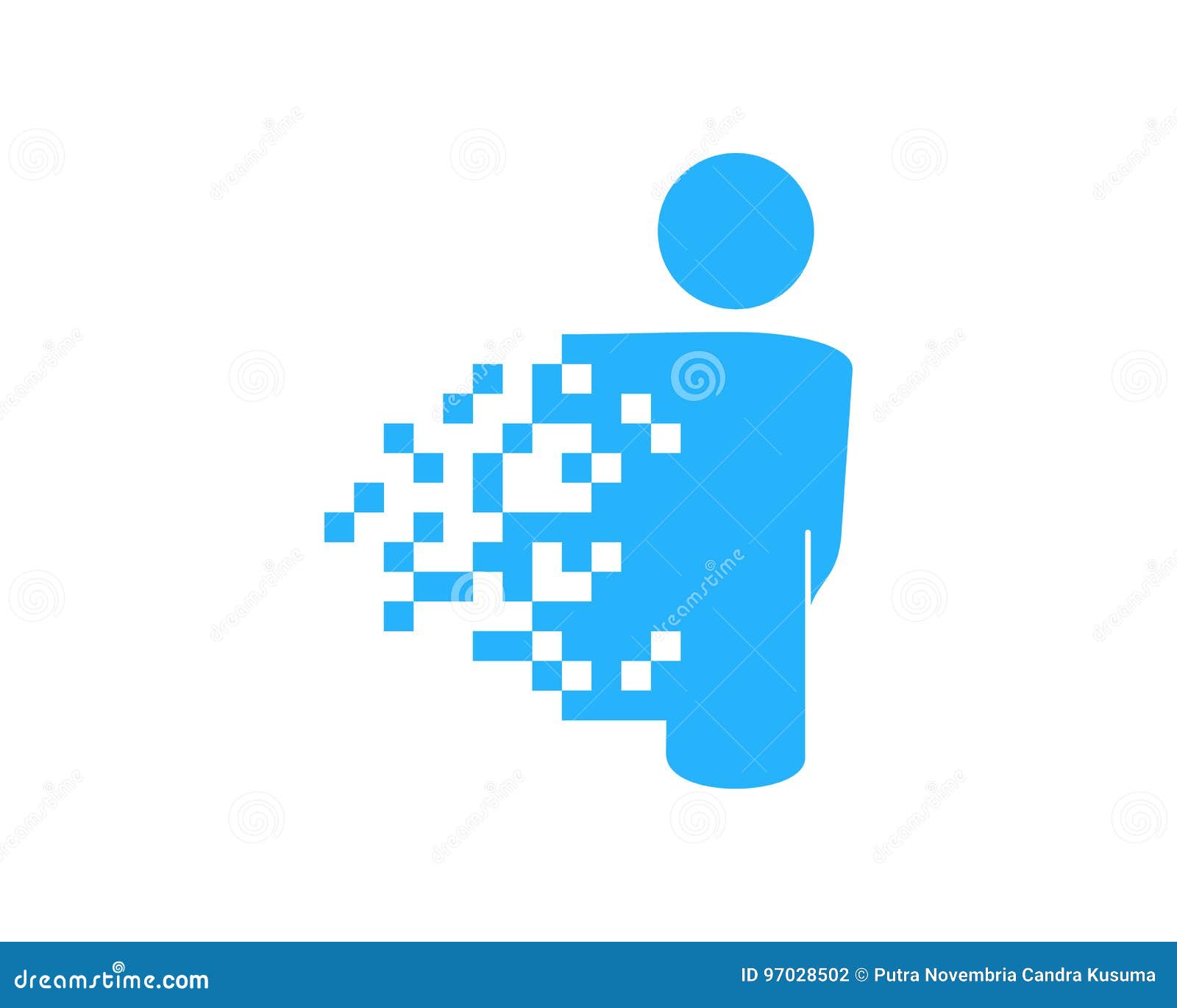 Pixel People Icon Logo Design Element Stock Vector - Illustration of ...