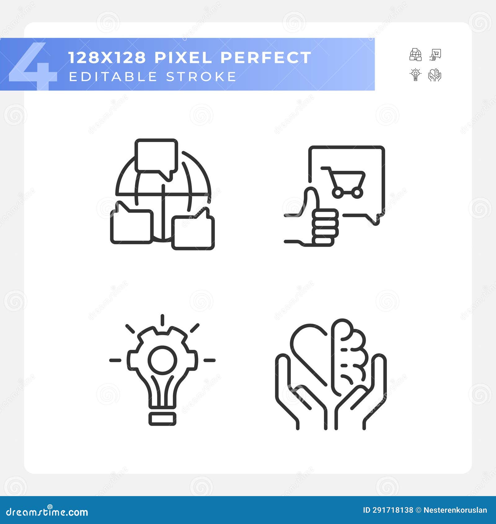 Pixel Perfect Black Soft Skills Icons Set Stock Vector - Illustration ...