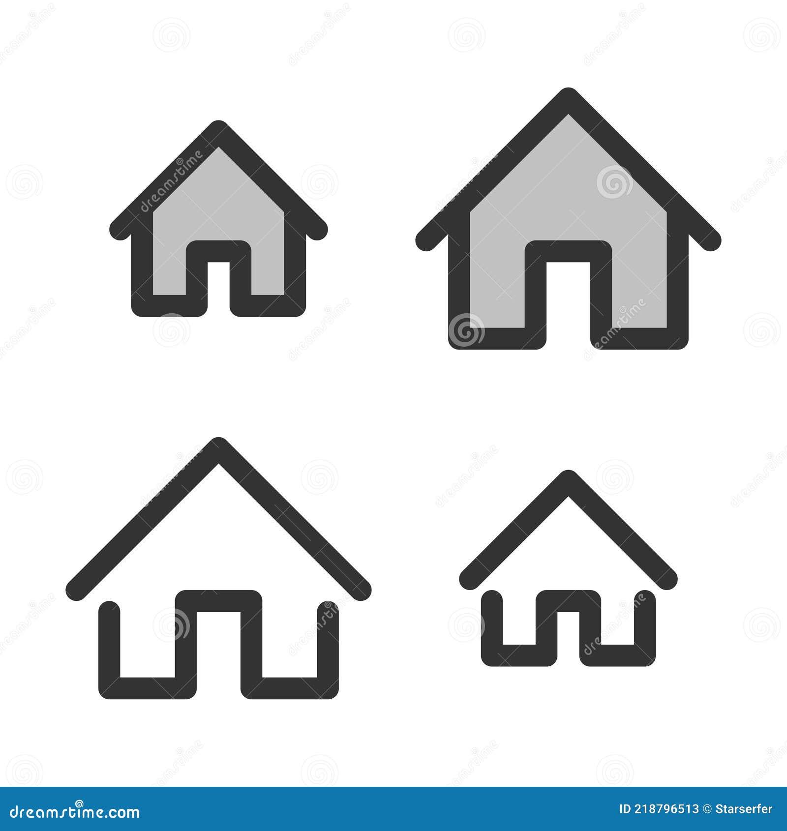 Pixel-perfect Linear Icon of Home Stock Vector - Illustration of linear ...