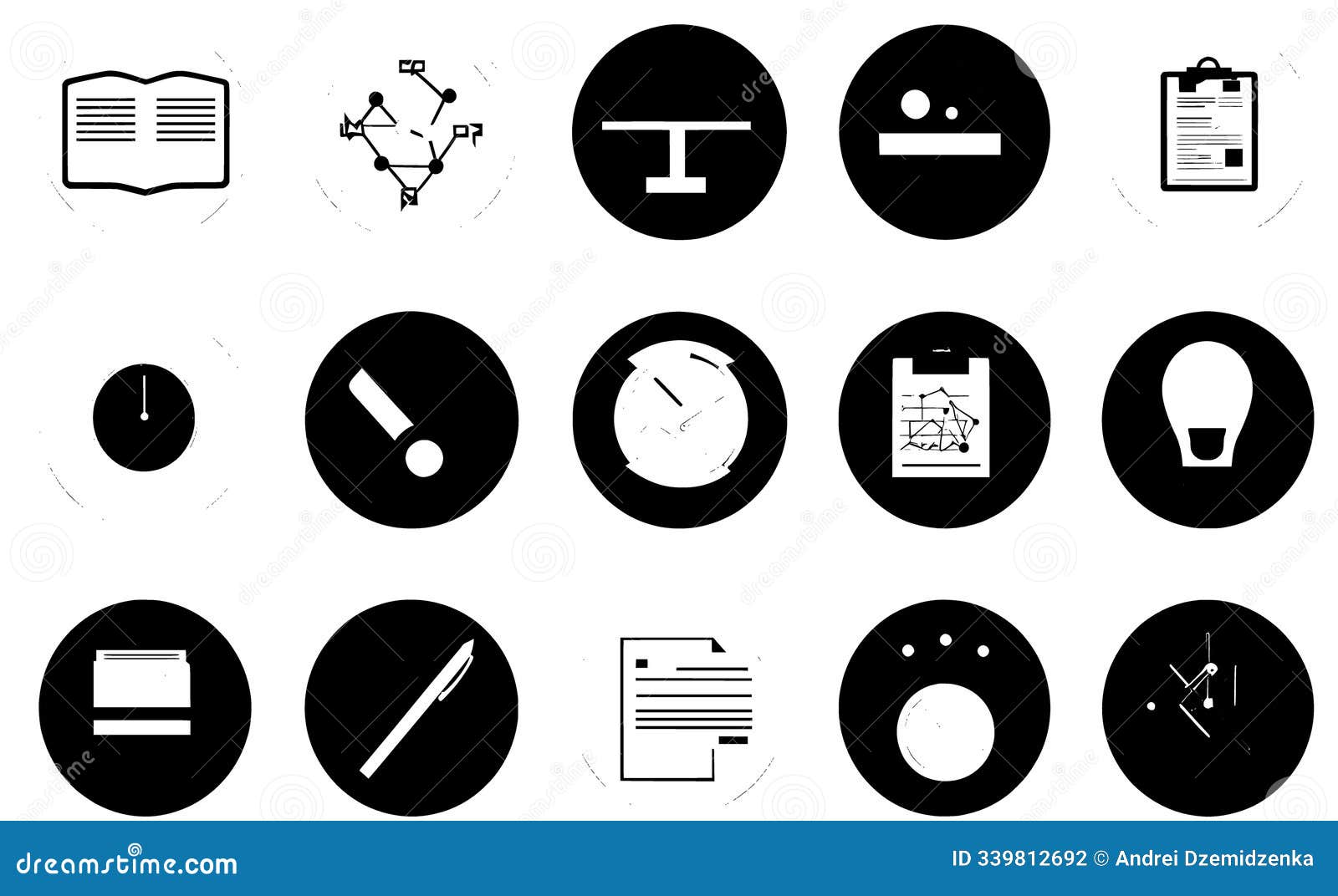 A Pixel-perfect Linear UI Icon Set for Distance Education. for ...
