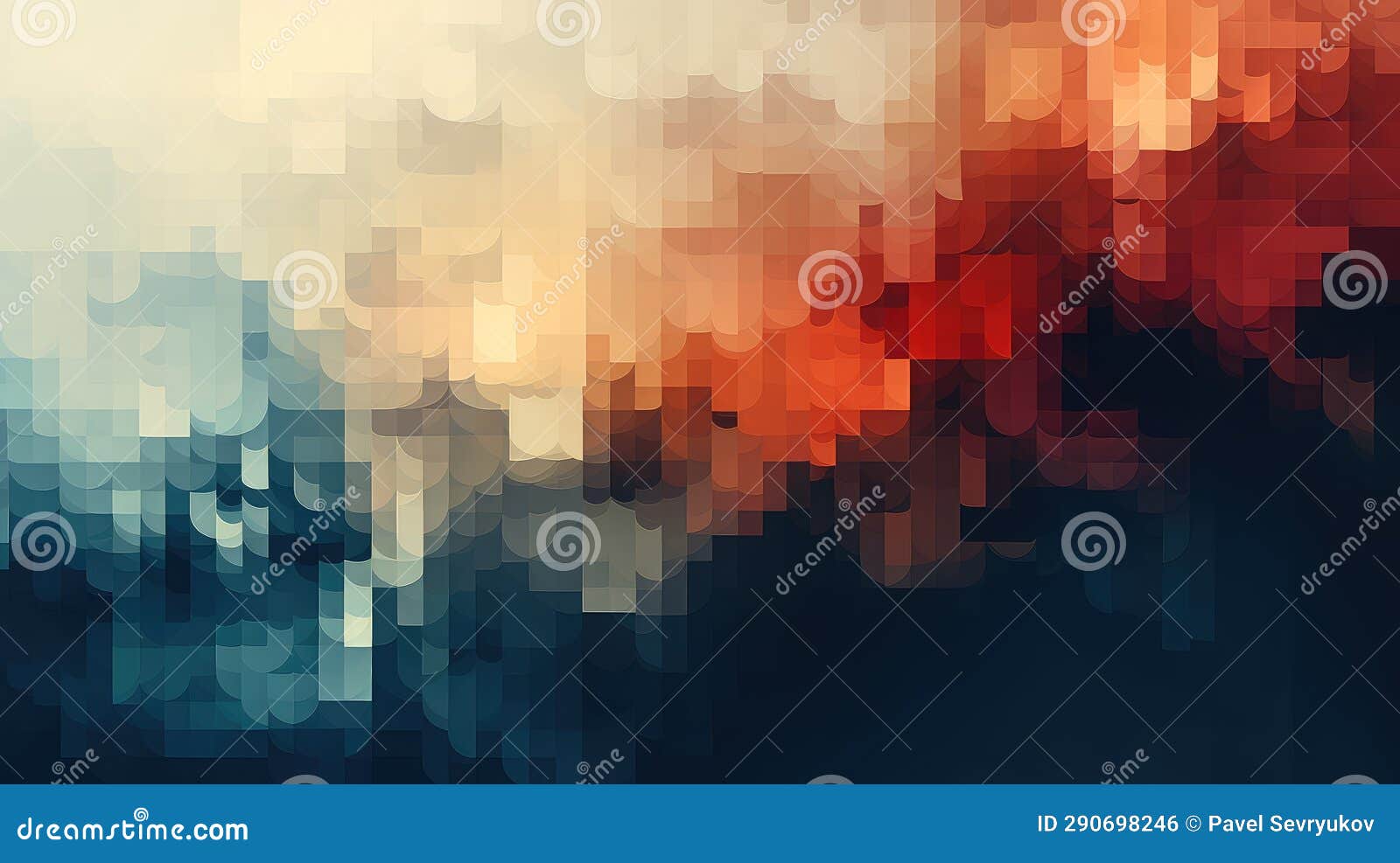 Pixel Pixelized Geometric Patterns Stock Illustration - Illustration of ...