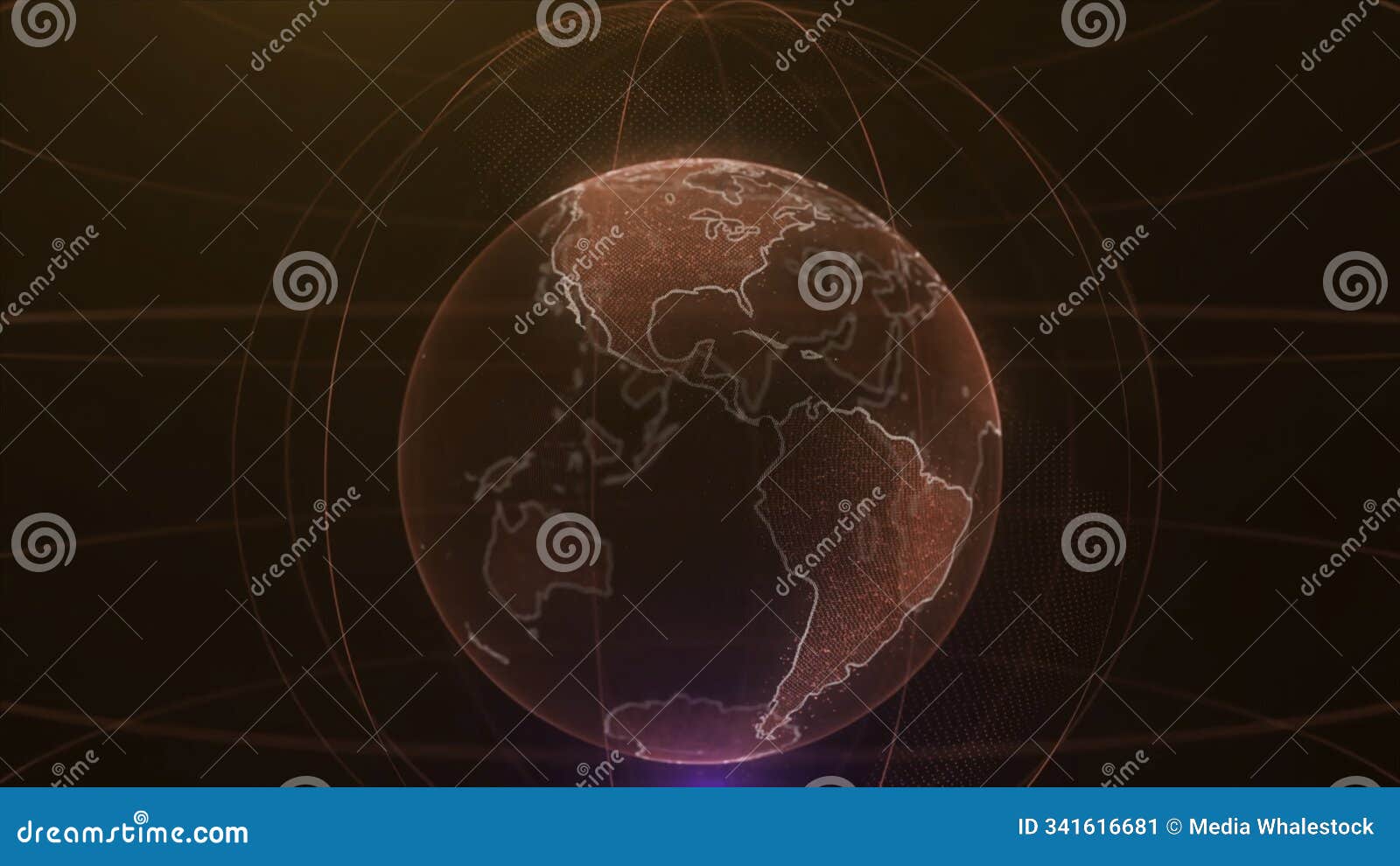 Pixel Planet Earth Animation. Animation of Space with Digital Exploding ...