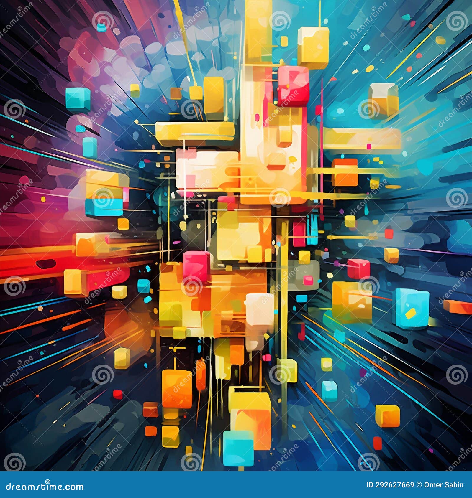 Pixel Playground stock illustration. Illustration of showcasing - 292627669