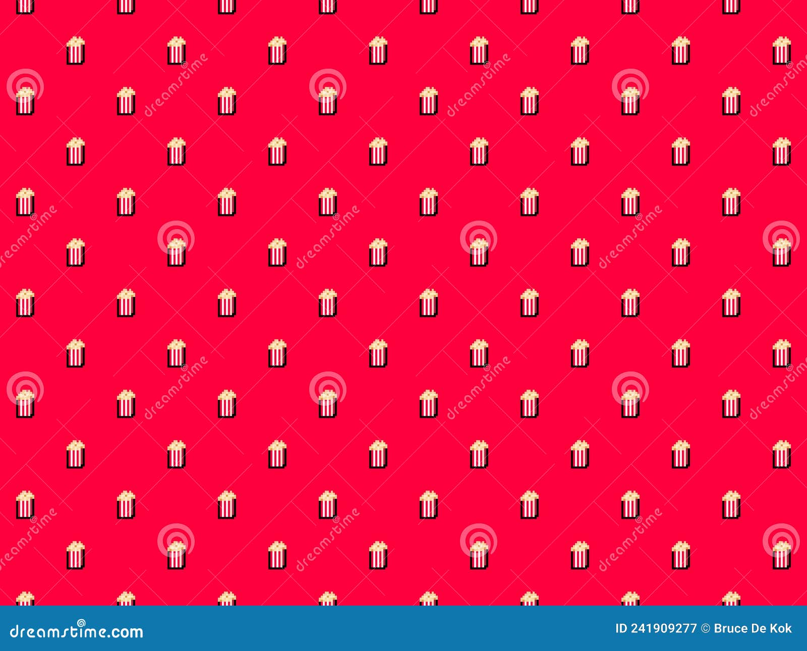 Pixel Popcorn Background - High Res 4K Wallpaper Stock Photo ...