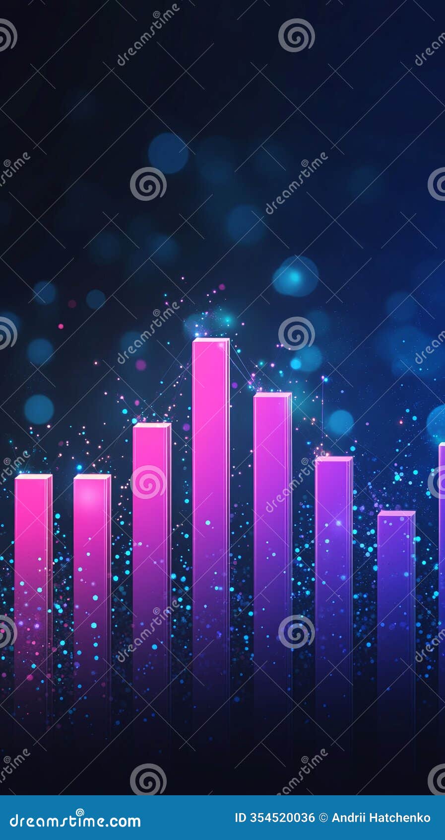 Pixel Profit Tracker Graph with Rising Bars and Animated Sparkles ...