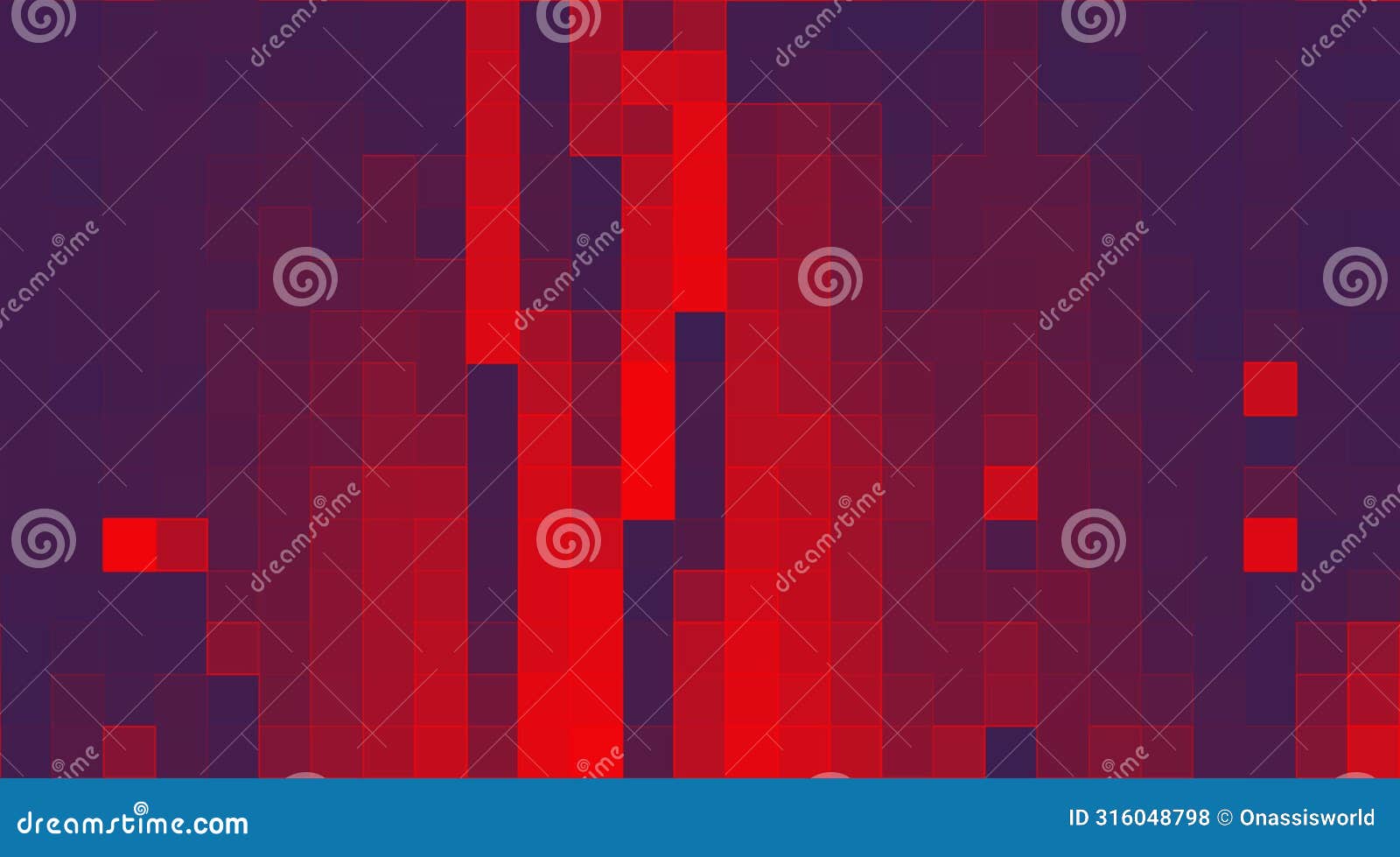 Pixel Rain Abstract Background Stock Illustration - Illustration of ...