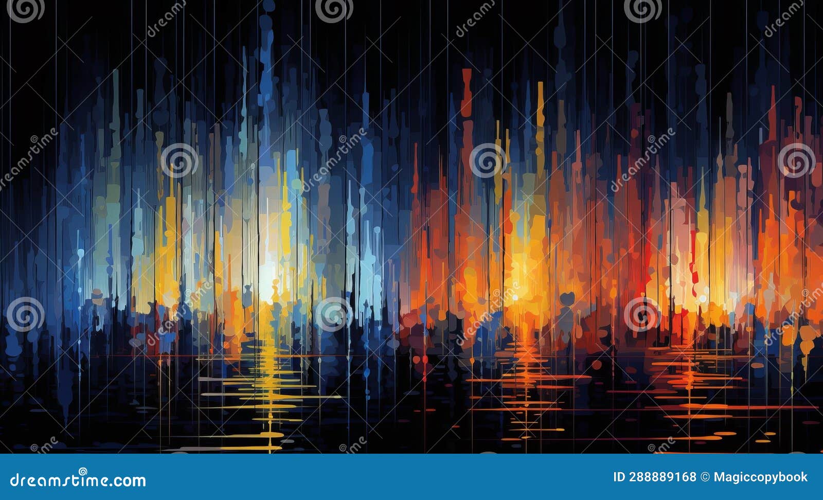 Pixel Rain Abstract Background, Stock Photography | CartoonDealer.com ...