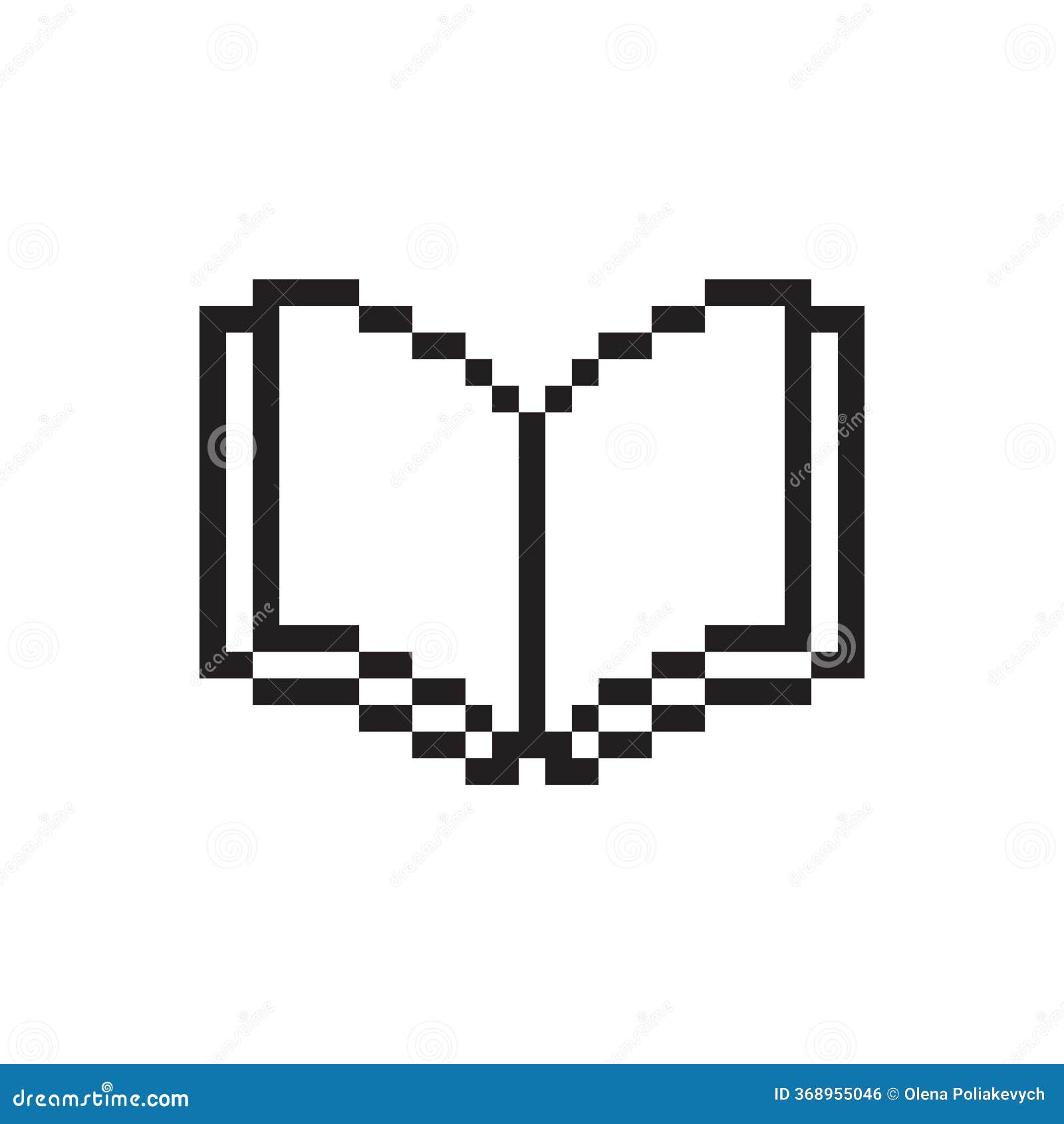 Pixel Art Library Scene. Glowing Runes And Flying Books Surround Wise ...