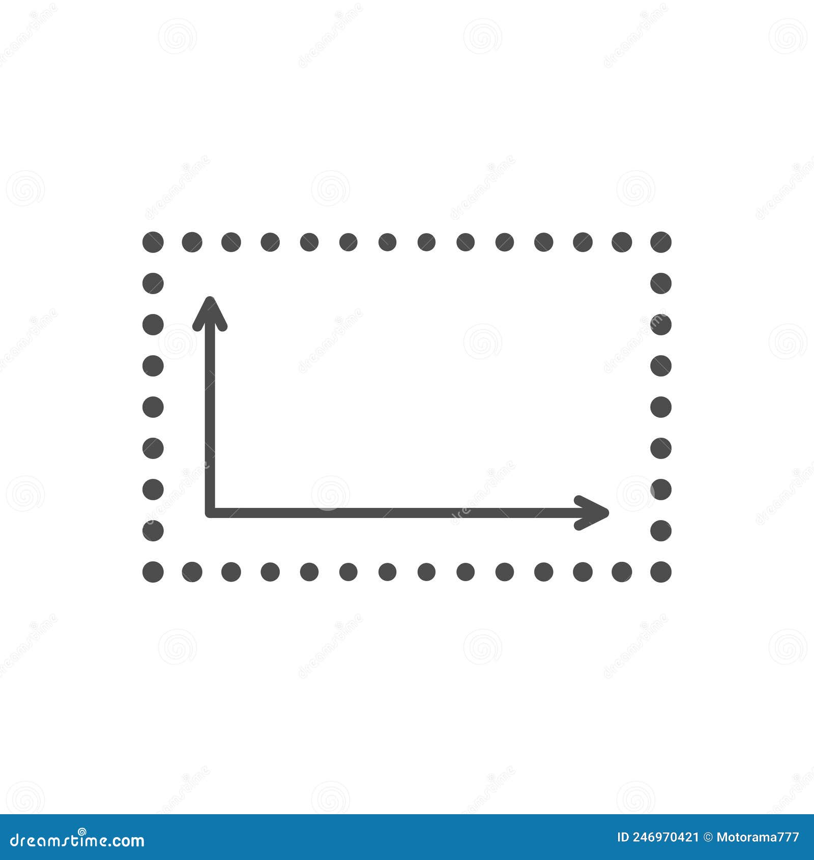 Pixel Resolution Line Outline Icon Stock Vector - Illustration of inch ...