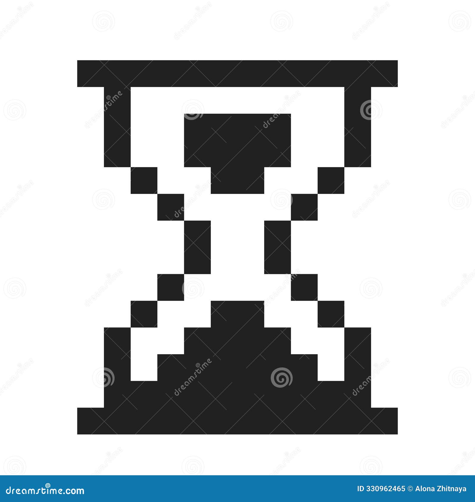 Pixel Art 8-bit Loading Bar Concept. Loading Or Installing Process ...